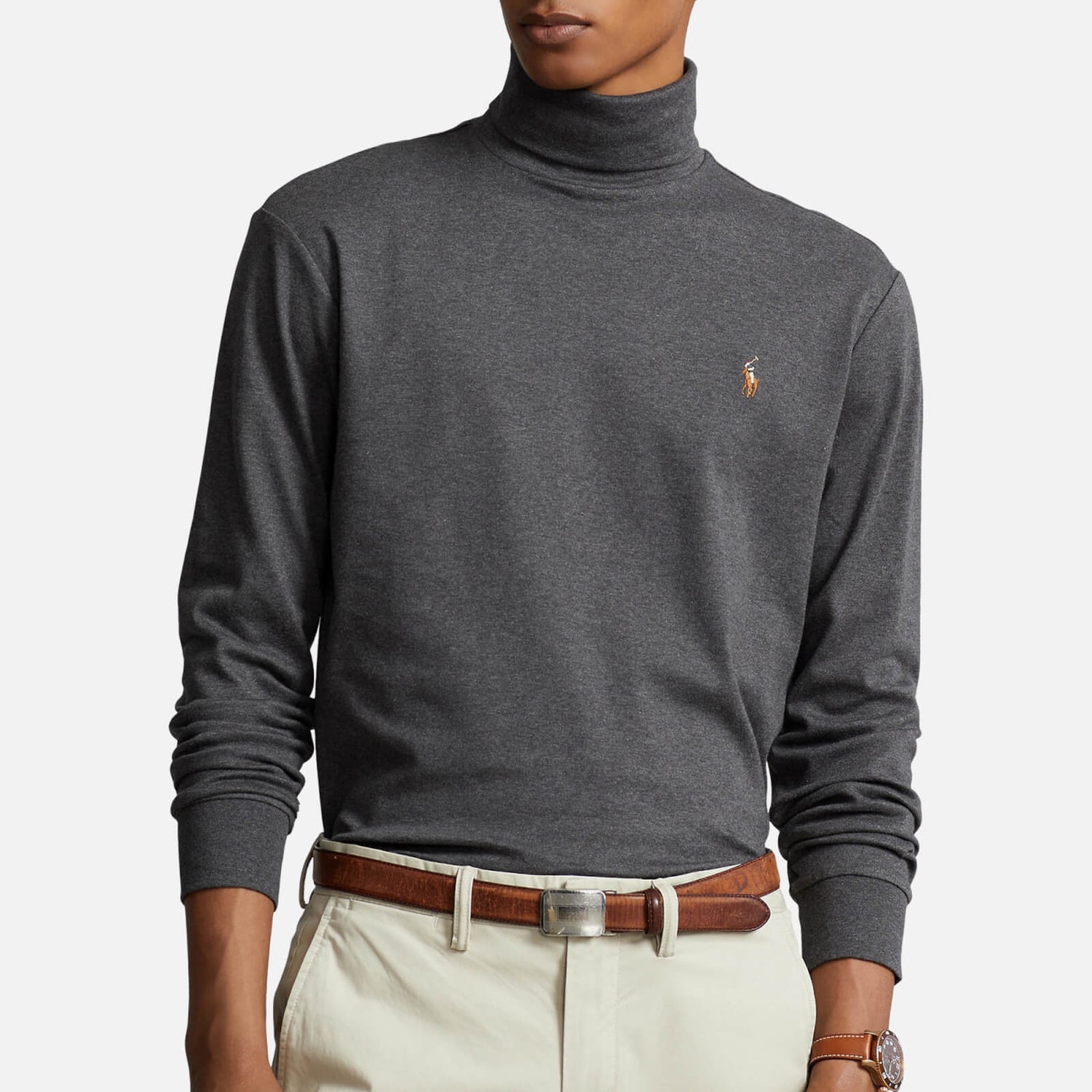 Polo Ralph Lauren Men's Roll Neck Top - Barclay Heather | TheHut.com Polo Ralph Lauren Men's Roll Neck Top - Barclay Heather | TheHut.com