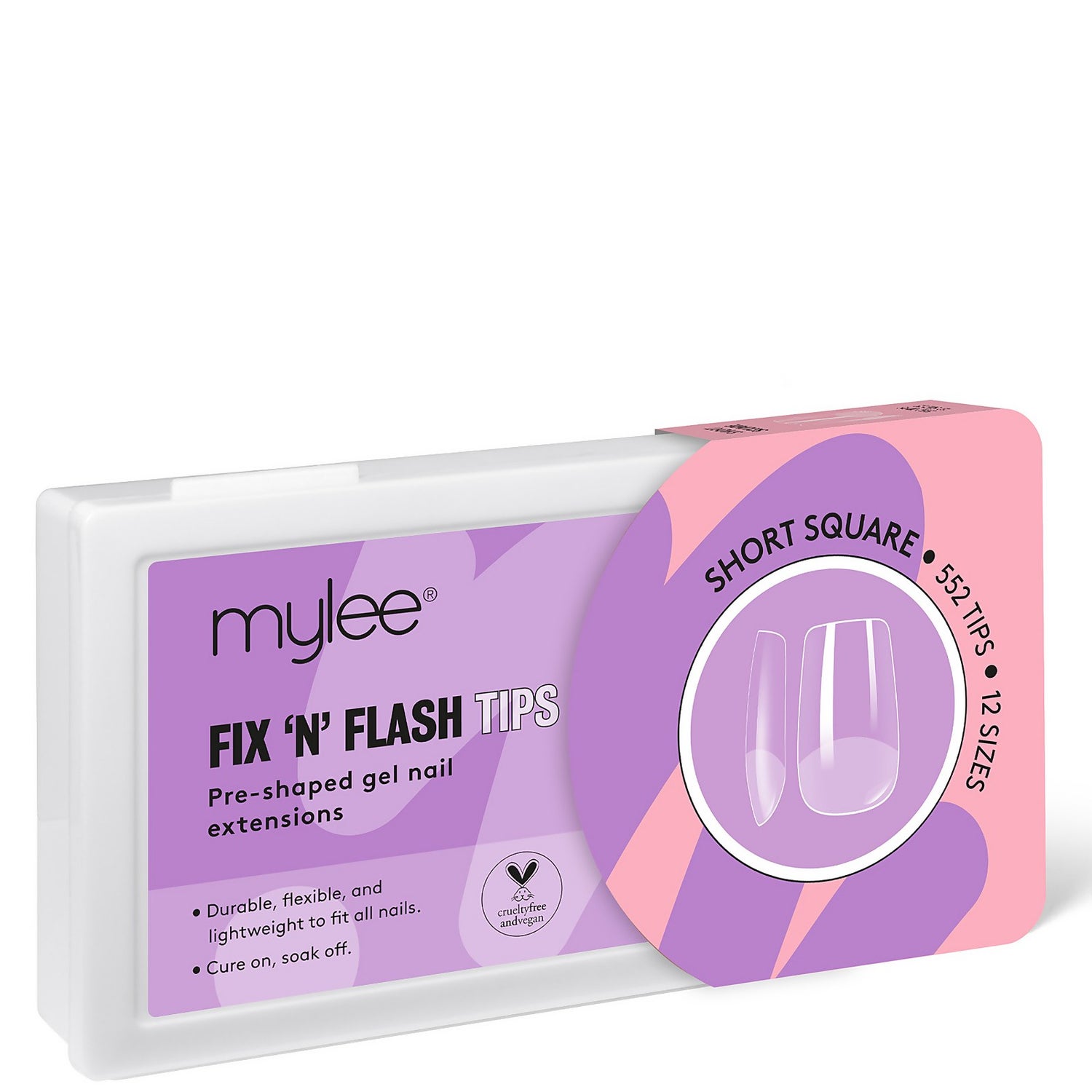 Mylee Fix 'N' Flash Tips - Short Square - Entrega GRÁTIS