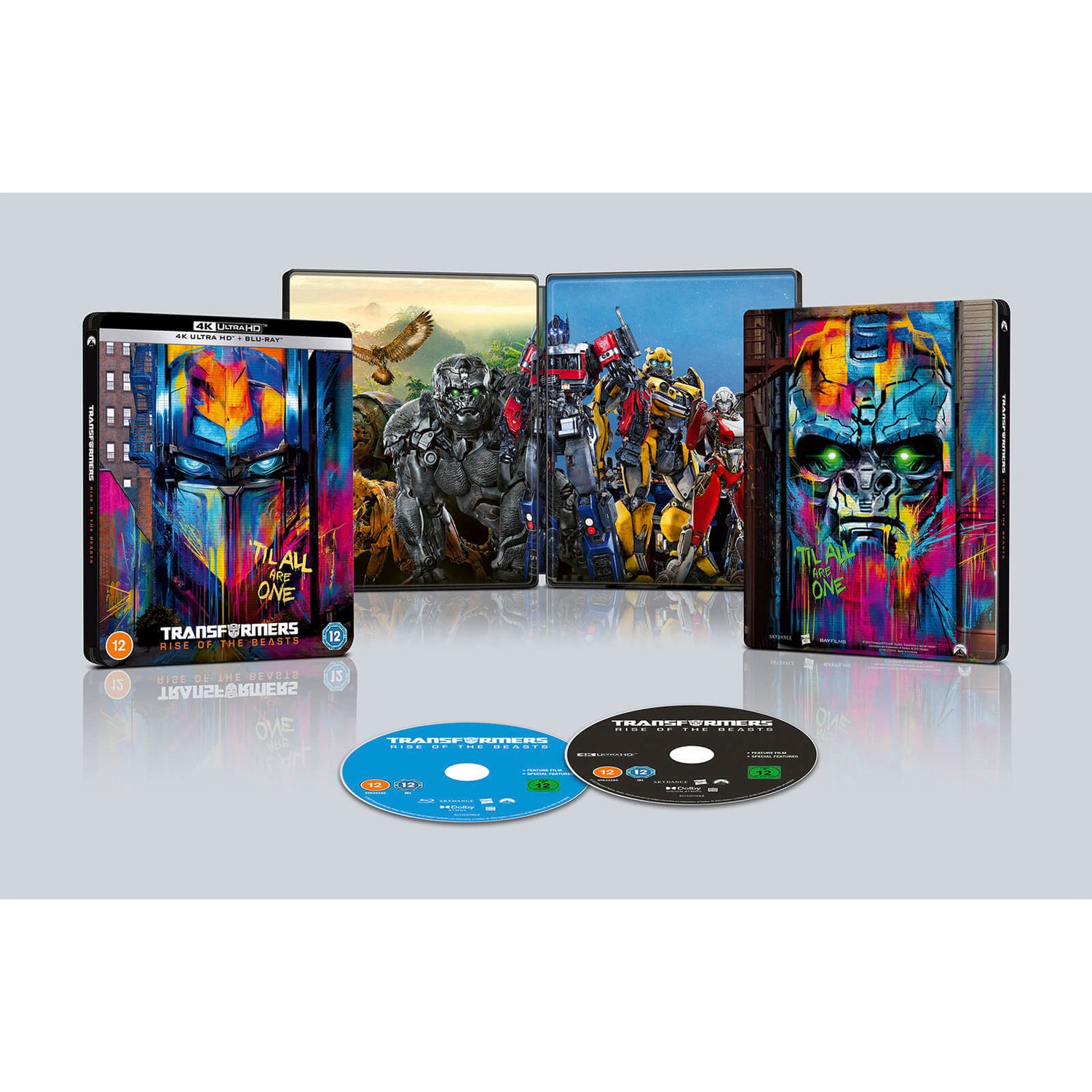 Transformers: Rise of the Beasts 4K Ultra HD Steelbook (includes Blu ...