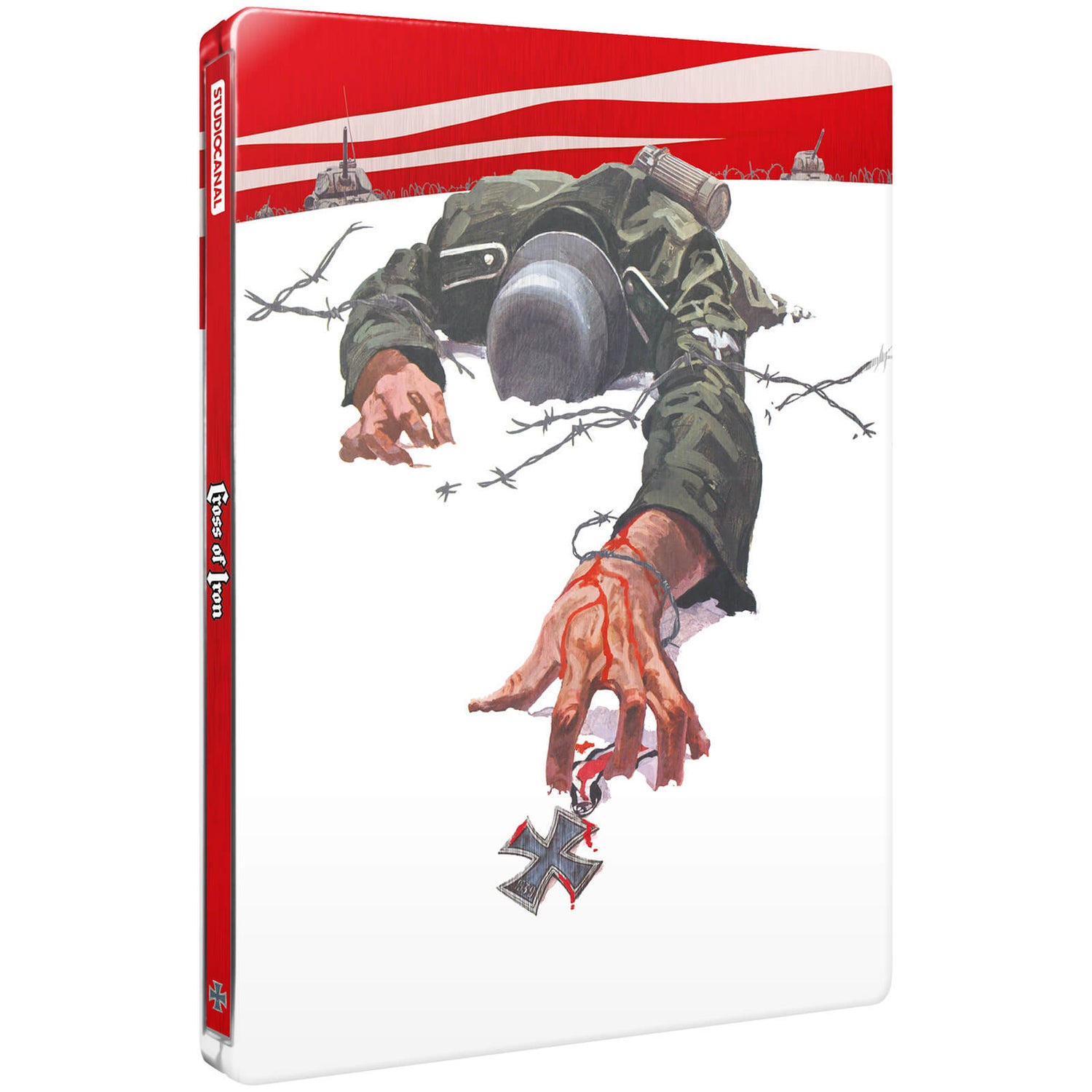 Cross of Iron Vintage Classic Edition 4K Ultra HD Steelbook (includes Blu-ray) 4K - Zavvi UK