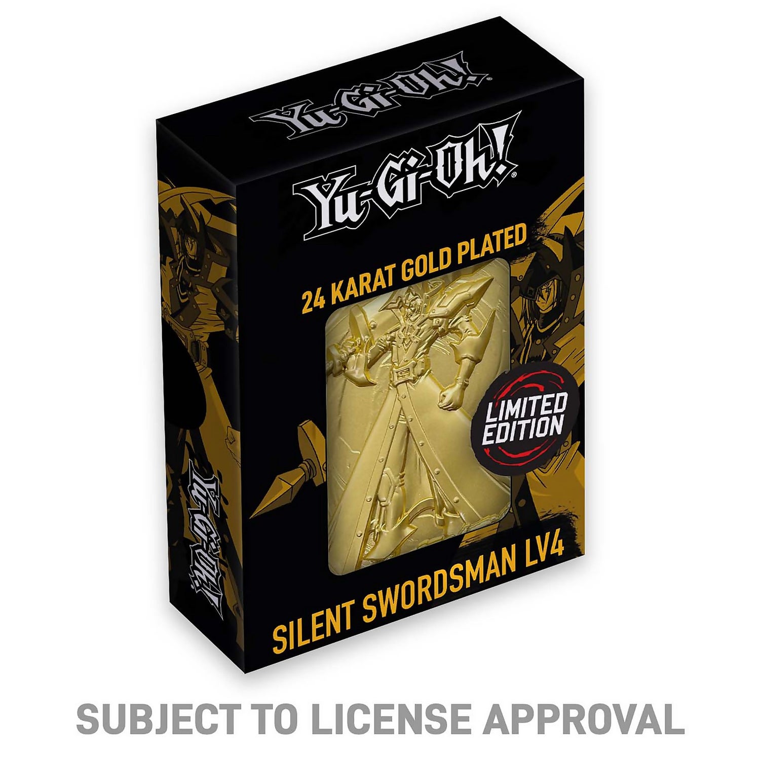Yu-Gi-Oh! 24k gold plated Silent Swordsman ingot by Fanattik | Zavvi.nl