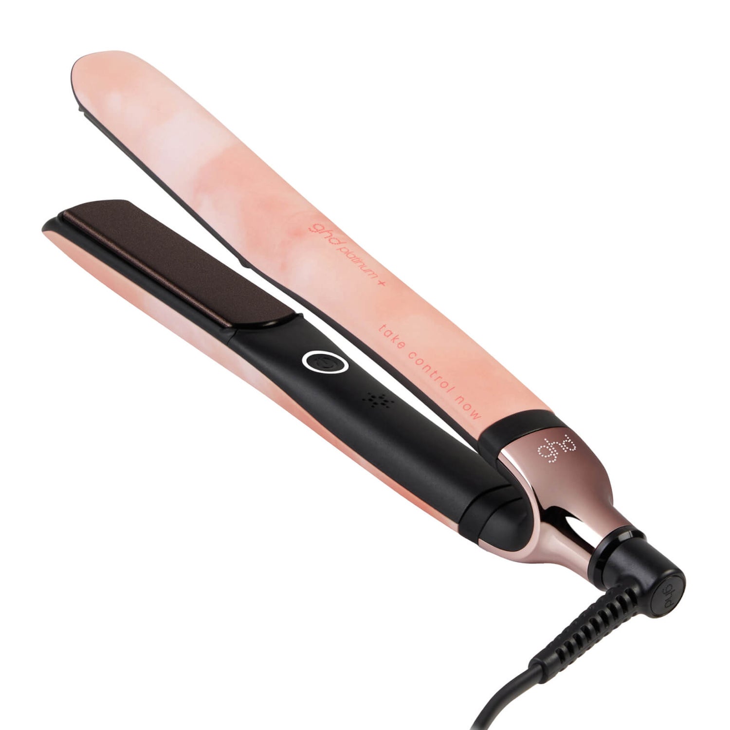 ghd Limited Edition Platinum+ Hair Straightener in Pink Peach ...