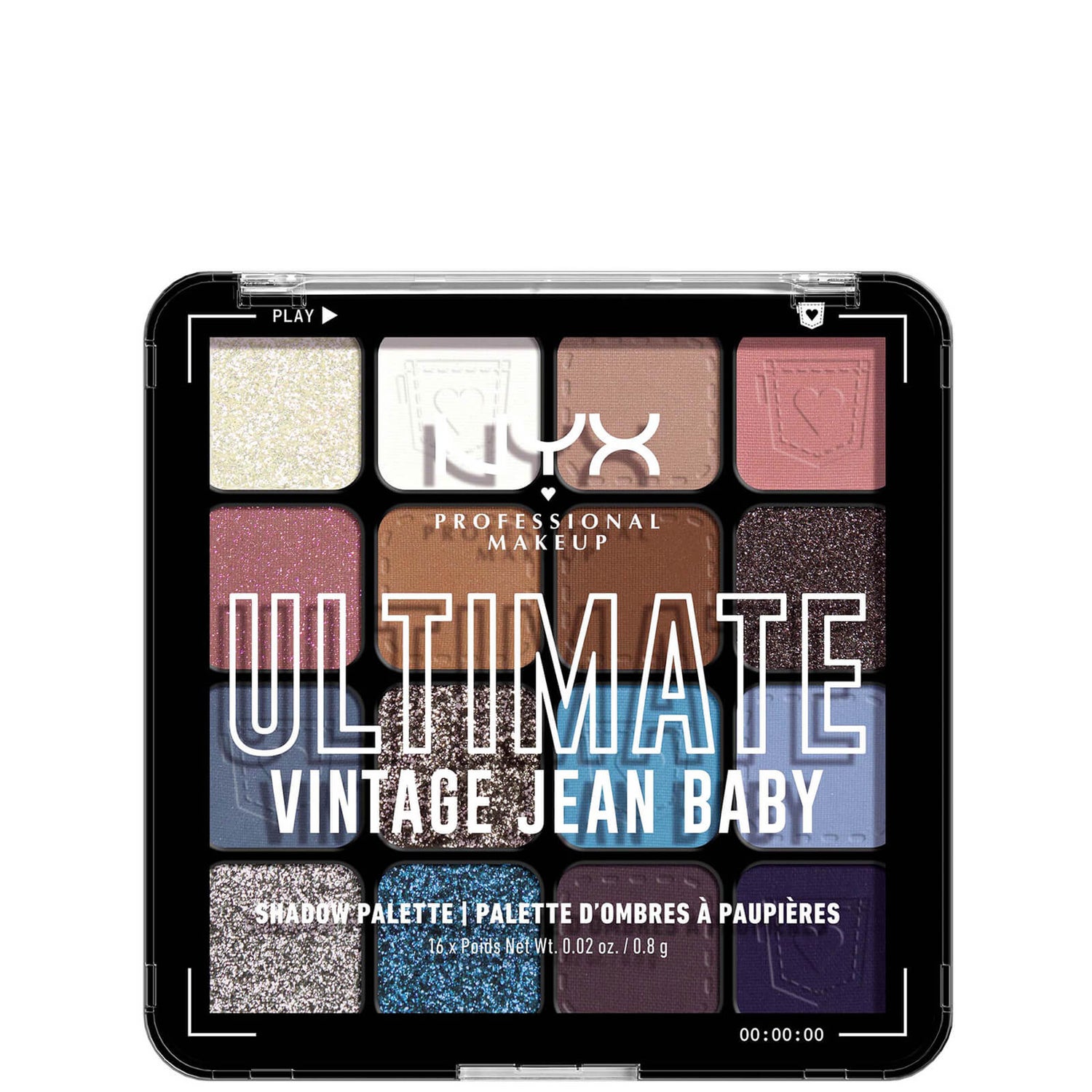 Nyx Professional Makeup Ultimate Shadow Palette Vegan 16 Pan Vintage