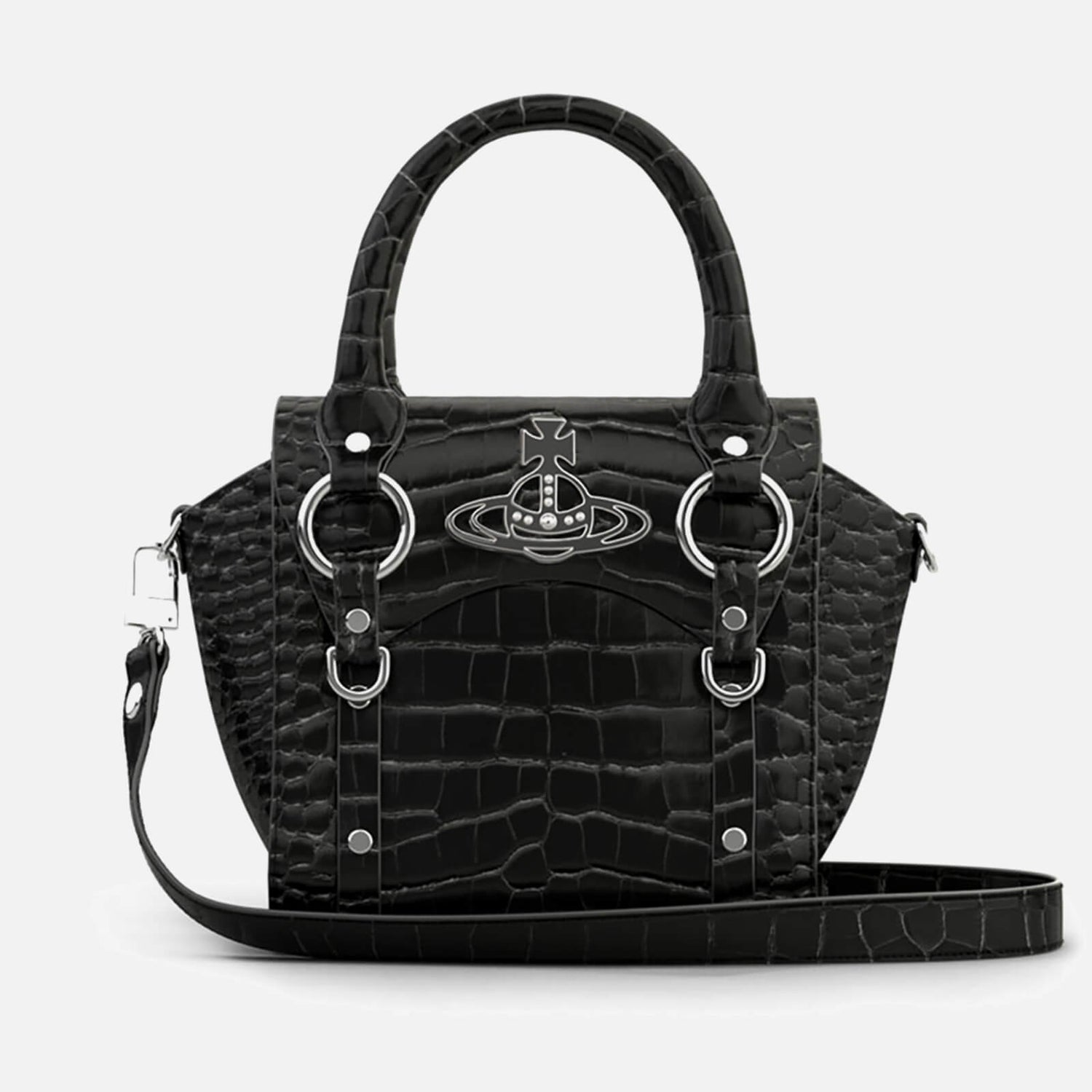 Vivienne Westwood Betty Small Croc-Effect Leather Bag | 免邮