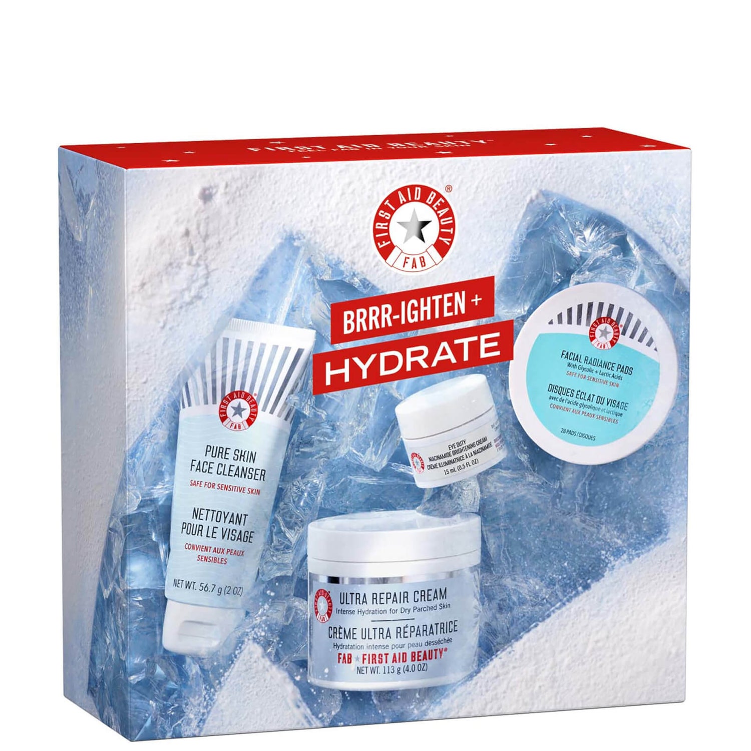 First Aid Beauty BRRR-ighten and Hydrate Set - lookfantastic