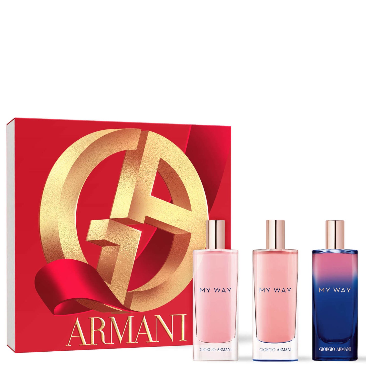 Armani My Way Eau de Parfum, My Way Intense and My Way Parfum 15ml Set ...