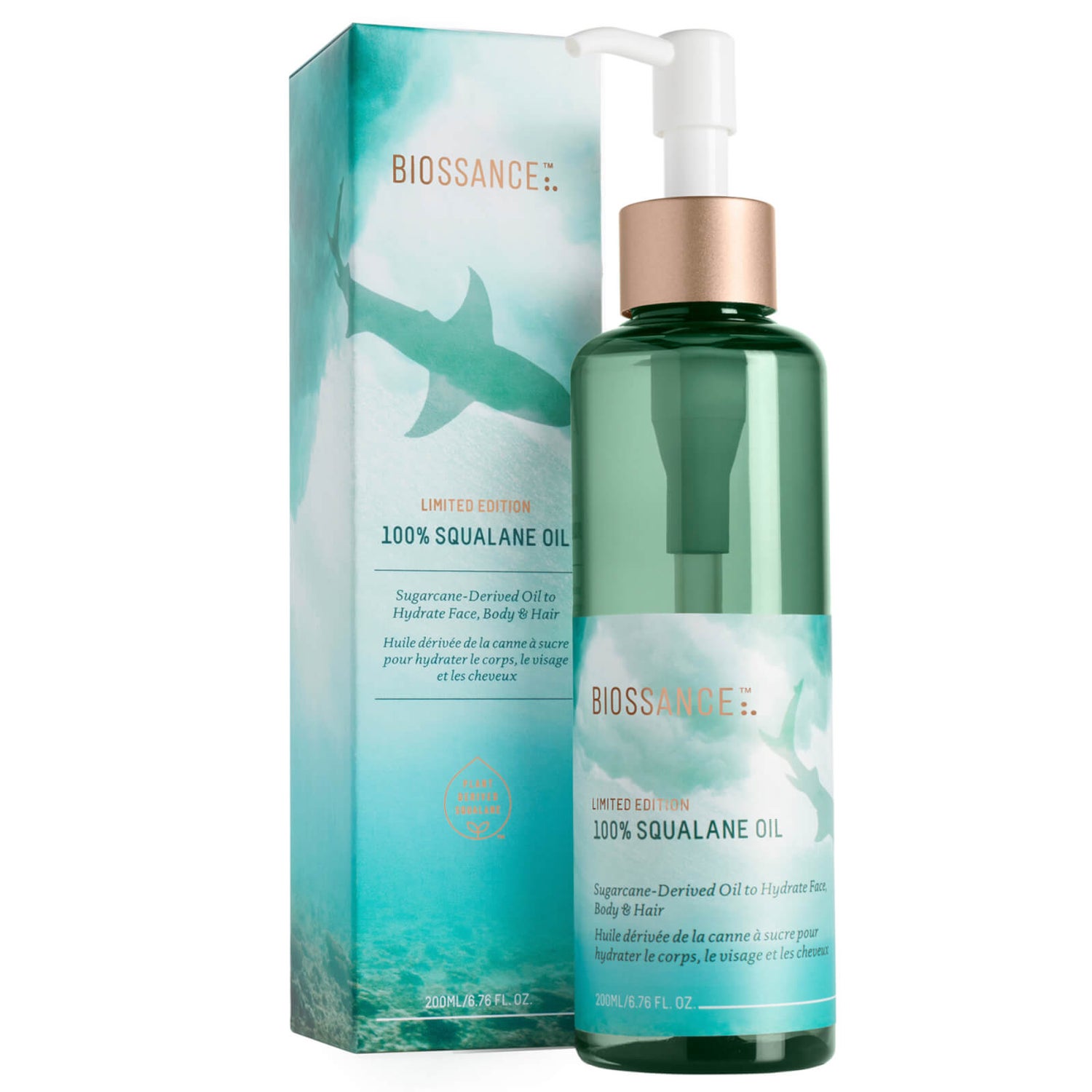 Biossance 100% Squalane Oil - 200ml - Entrega GRÁTIS