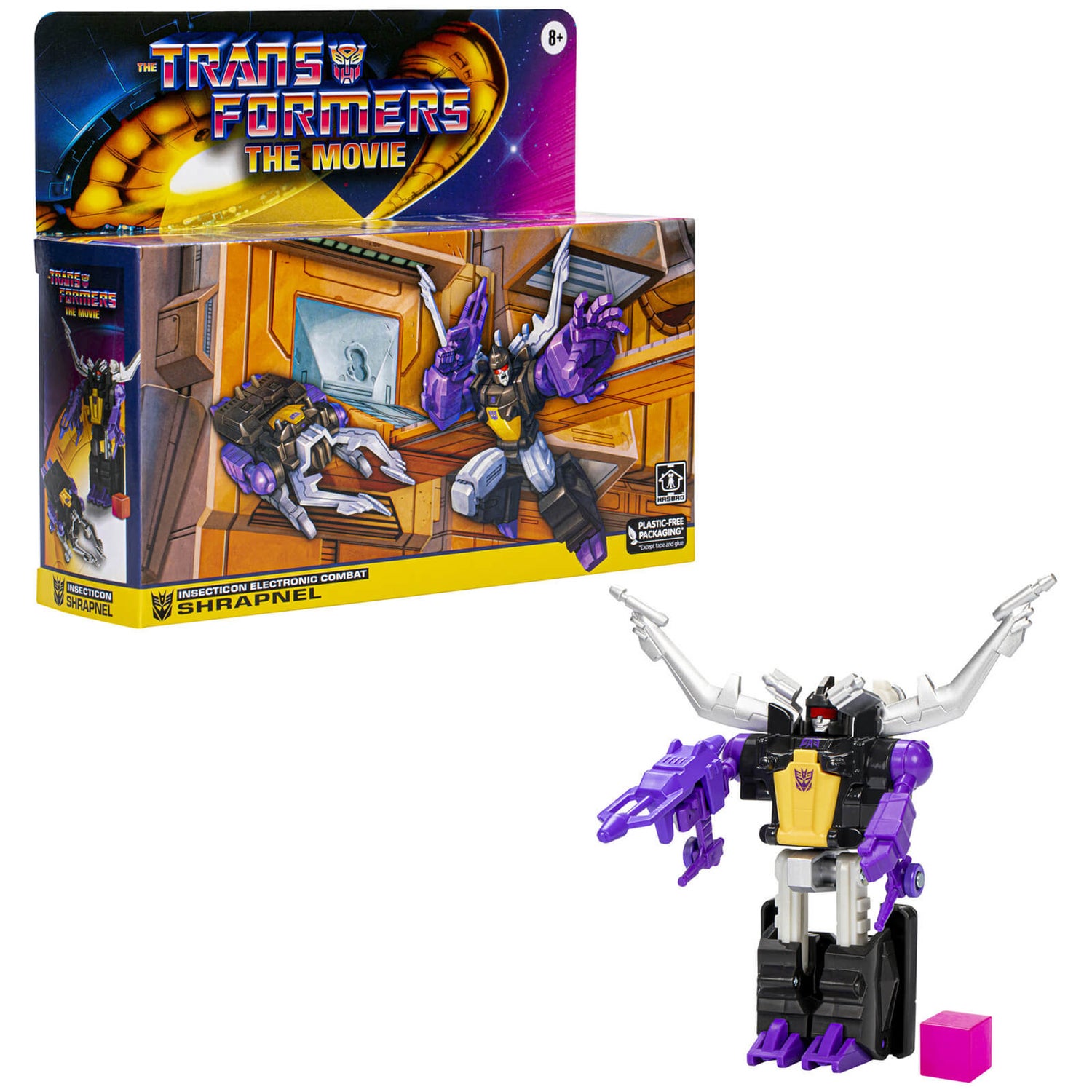 Transformers Toys Retro G1 Shrapnel Converting Action Figure (5.5 ...