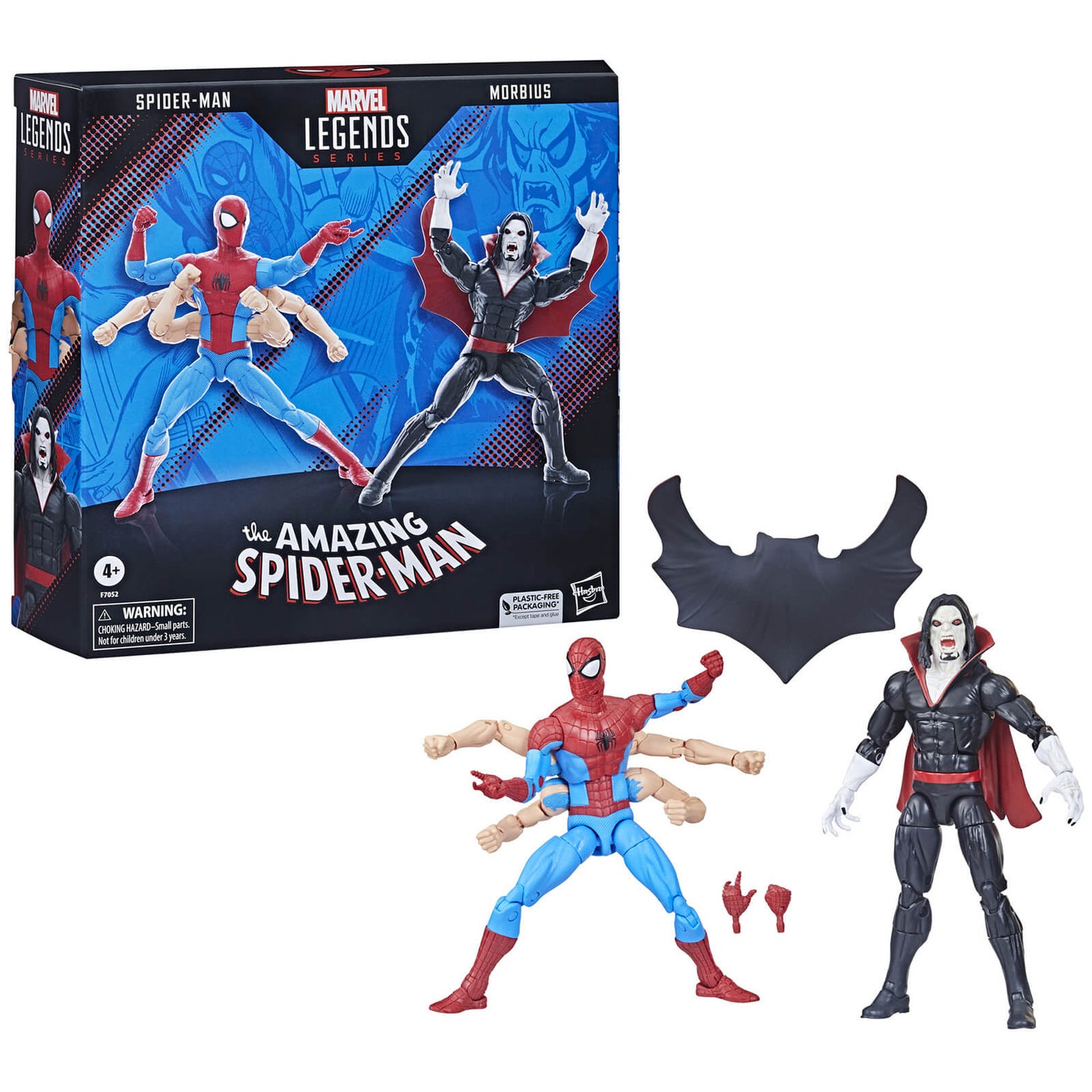 Hasbro Marvel Legends Series Spider-Man vs Morbius 6 Inch Action ...