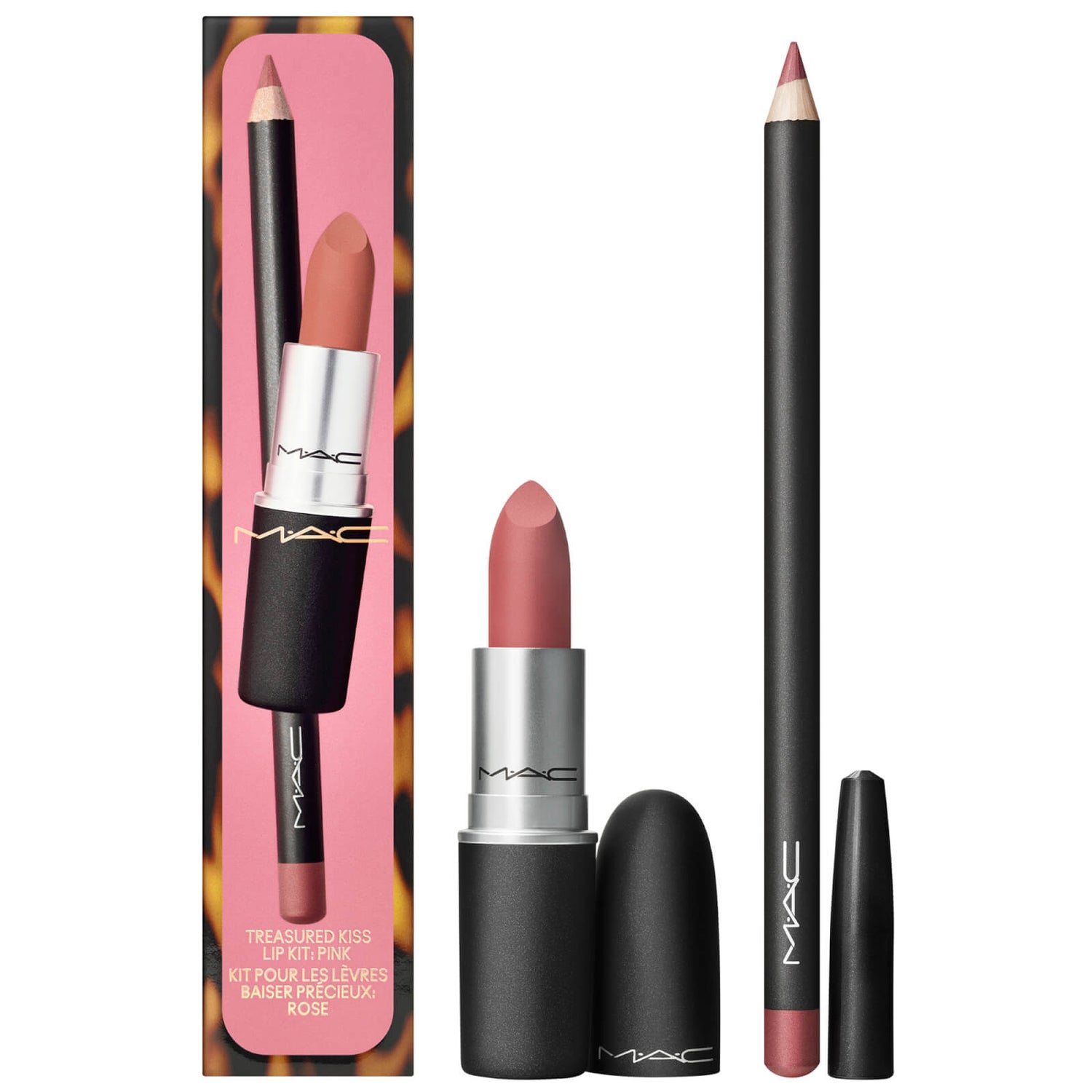 MAC Treasured Kiss Lip Kit - Pink - Entrega GRÁTIS