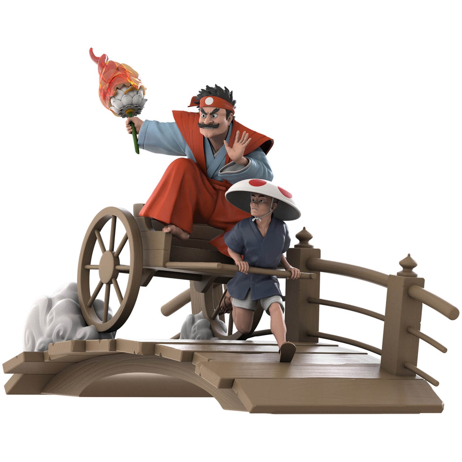 Ukiyo-E Rickshaw Kart: Mushroom Shogun by Jed Henry | retro vibes and ...