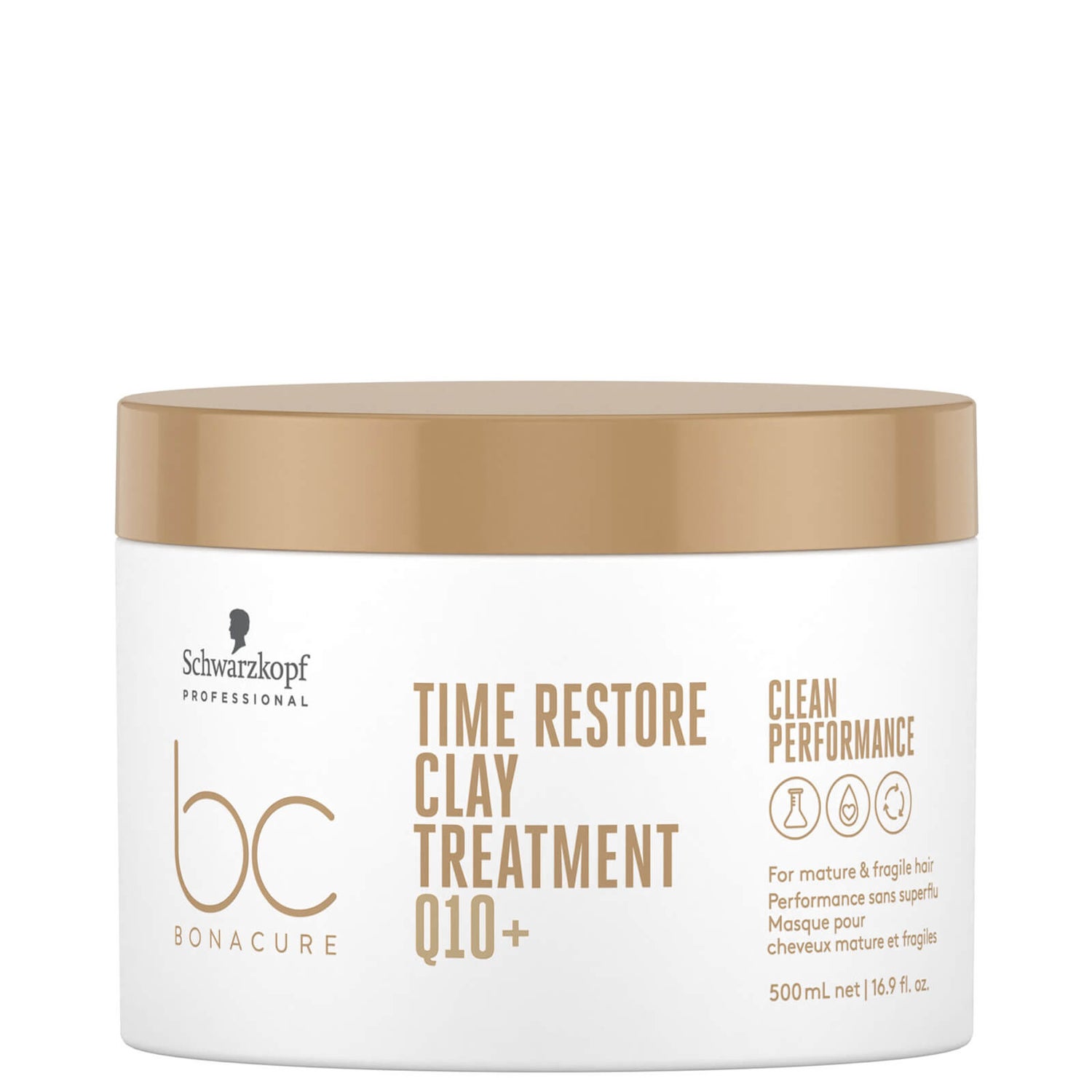 Schwarzkopf Professional BC Clean Performance Time Restore Clay ...