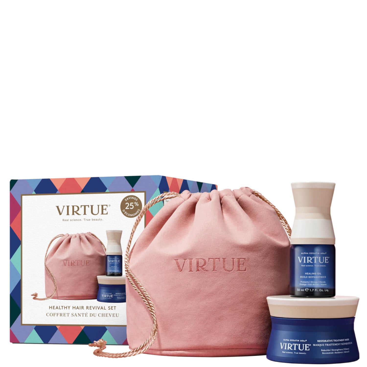 VIRTUE Healthy Hair Revival Kit - Entrega GRÁTIS