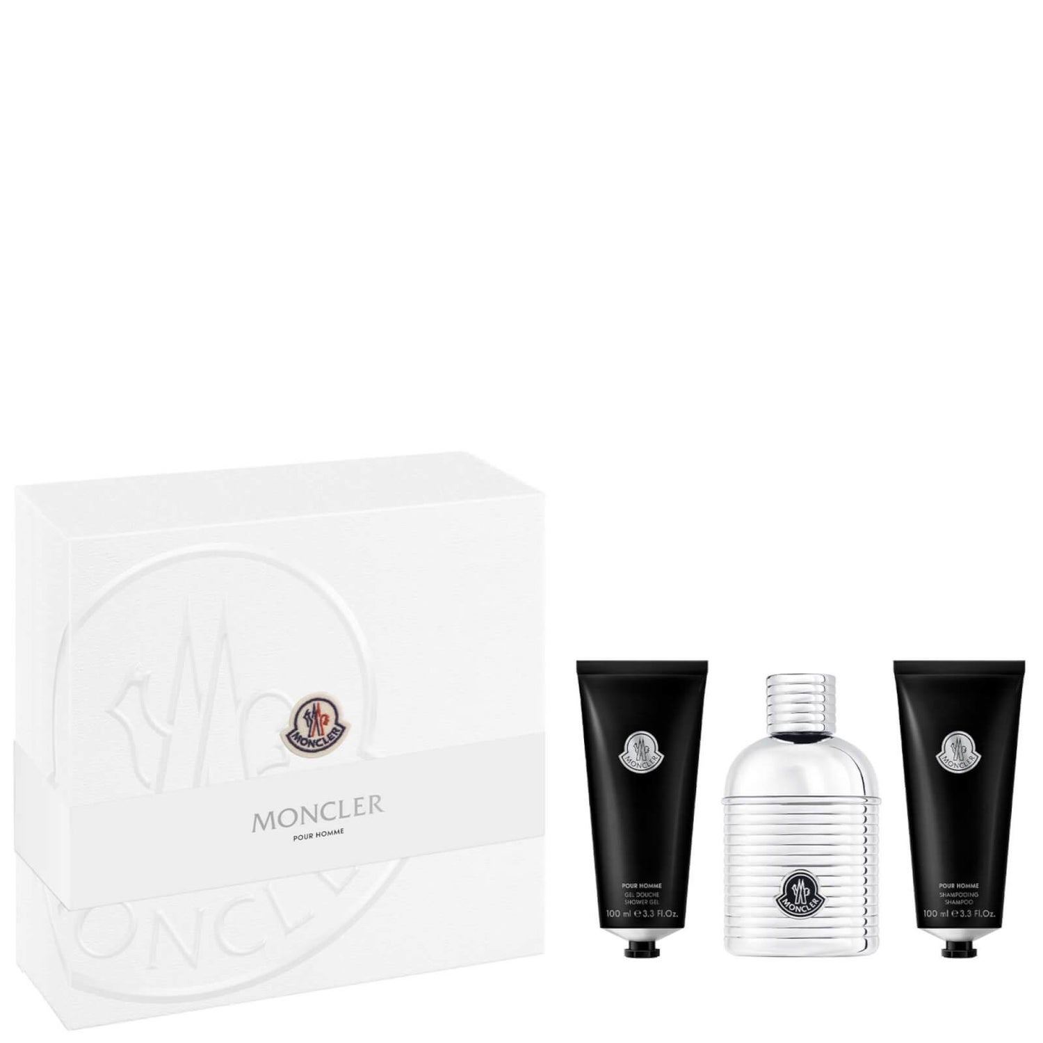 Moncler Pour Homme Eau de Parfum 100ml Gift Set - lookfantastic