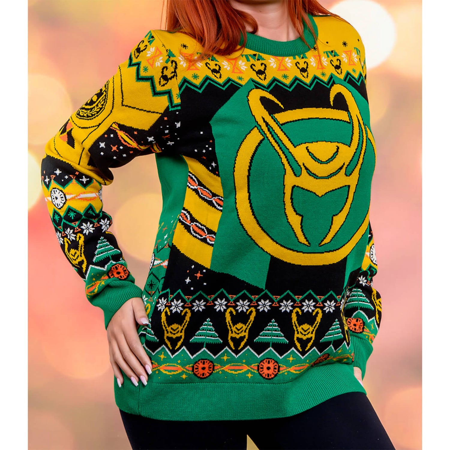 Loki Christmas Jumper Merchandise - Zavvi UK