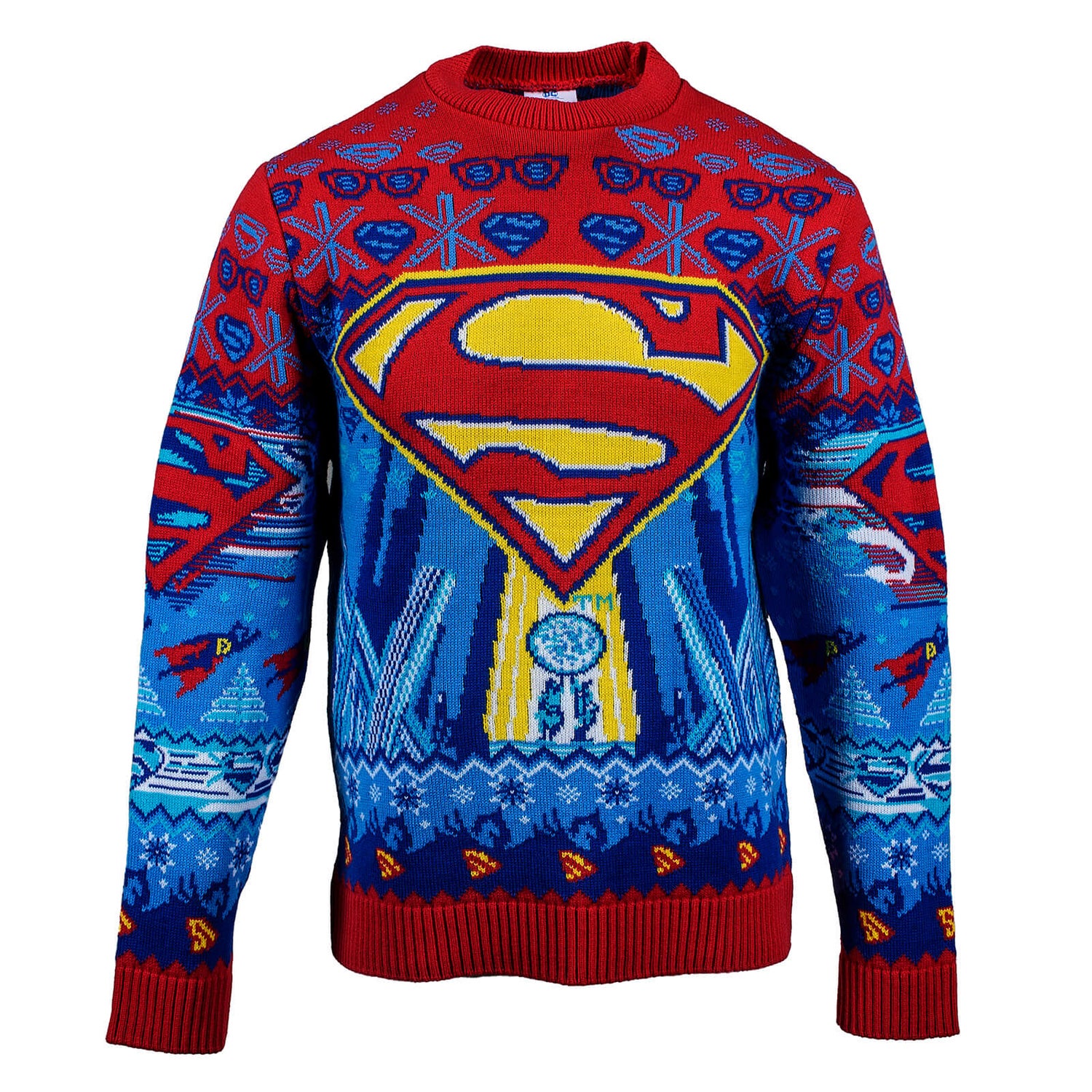 Superman: Christmas Jumper Merchandise - Zavvi UK