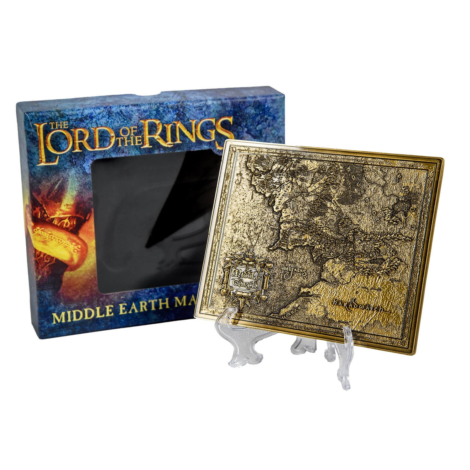 Lord of the Rings Middle Earth Metal Map Merchandise | Zavvi Australia
