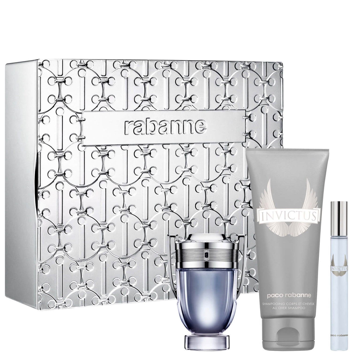 Paco Rabanne Invictus Eau de Toilette 50ml Gift Set - lookfantastic