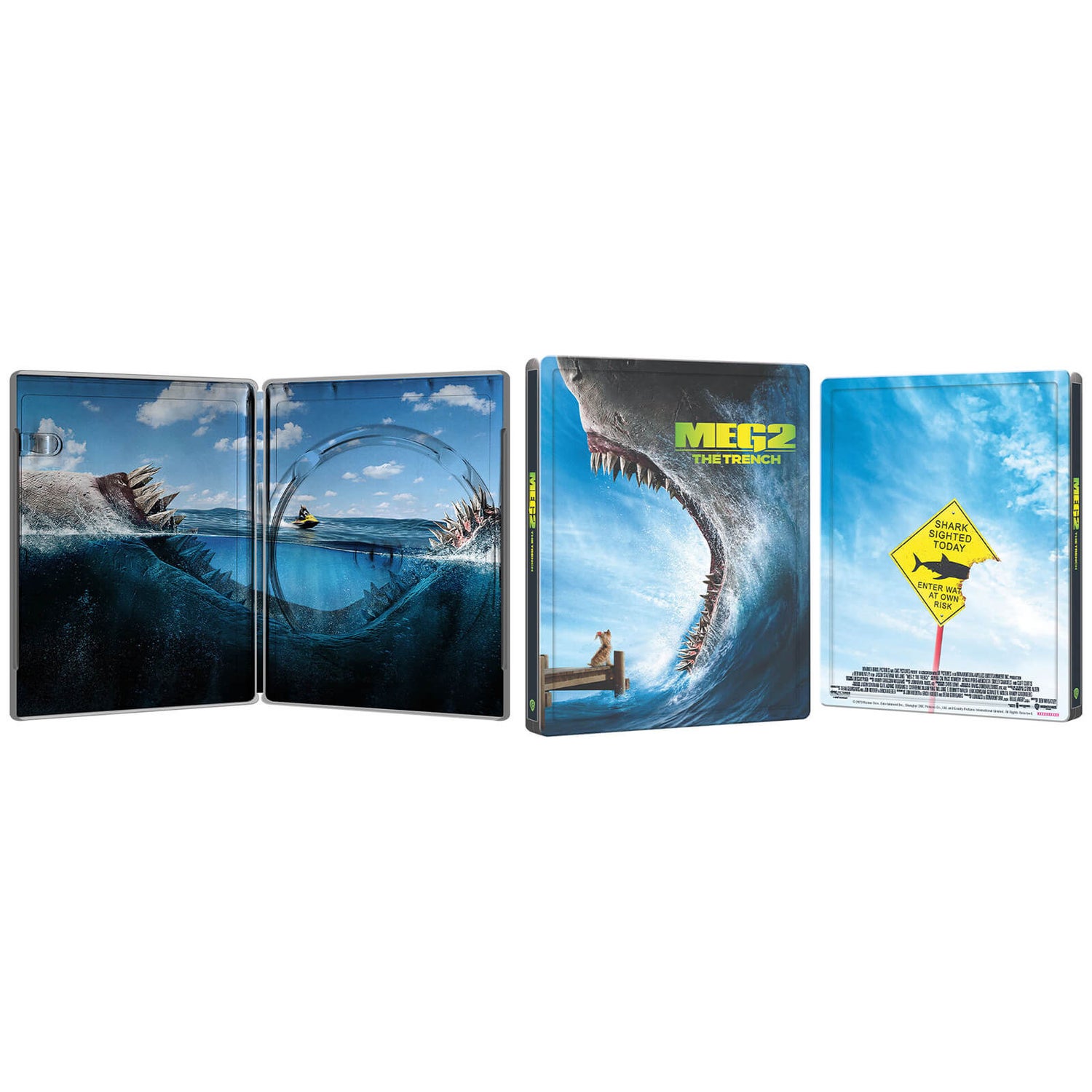 The Meg 2: The Trench Zavvi Exclusive 4K Ultra HD Steelbook (includes Blu-ray) 4K - Zavvi UK