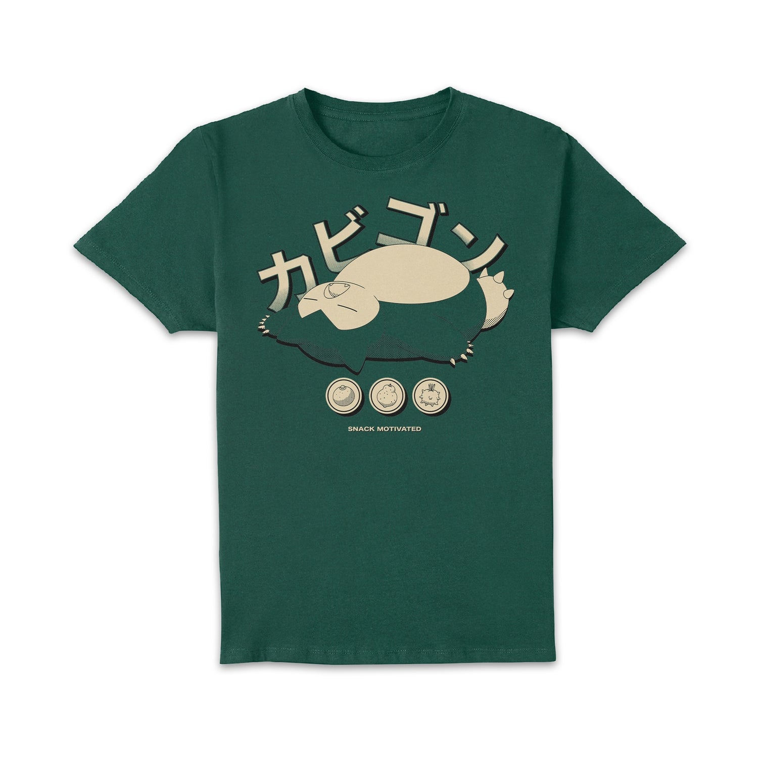 Pokémon Snorlax Relaxation T-Shirt - Green Clothing - Zavvi UK