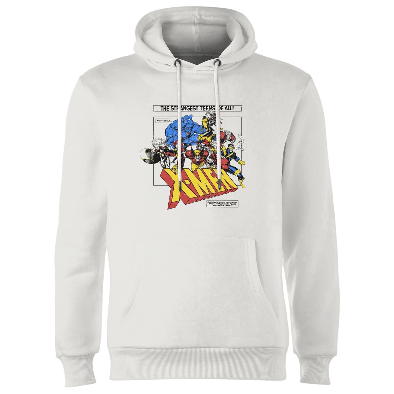 X-Men Retro Team Up Hoodie - White Clothing - Zavvi US