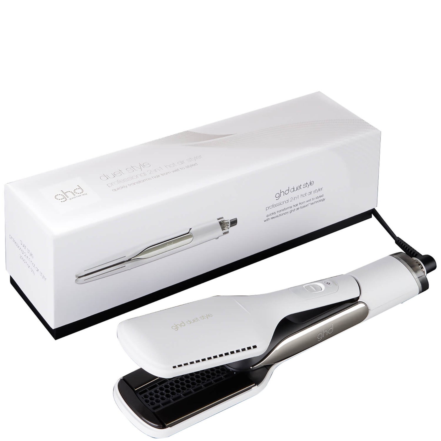 Ghd Duet Style 2 In 1 Hot Air Styler White Lookfantastic Uae
