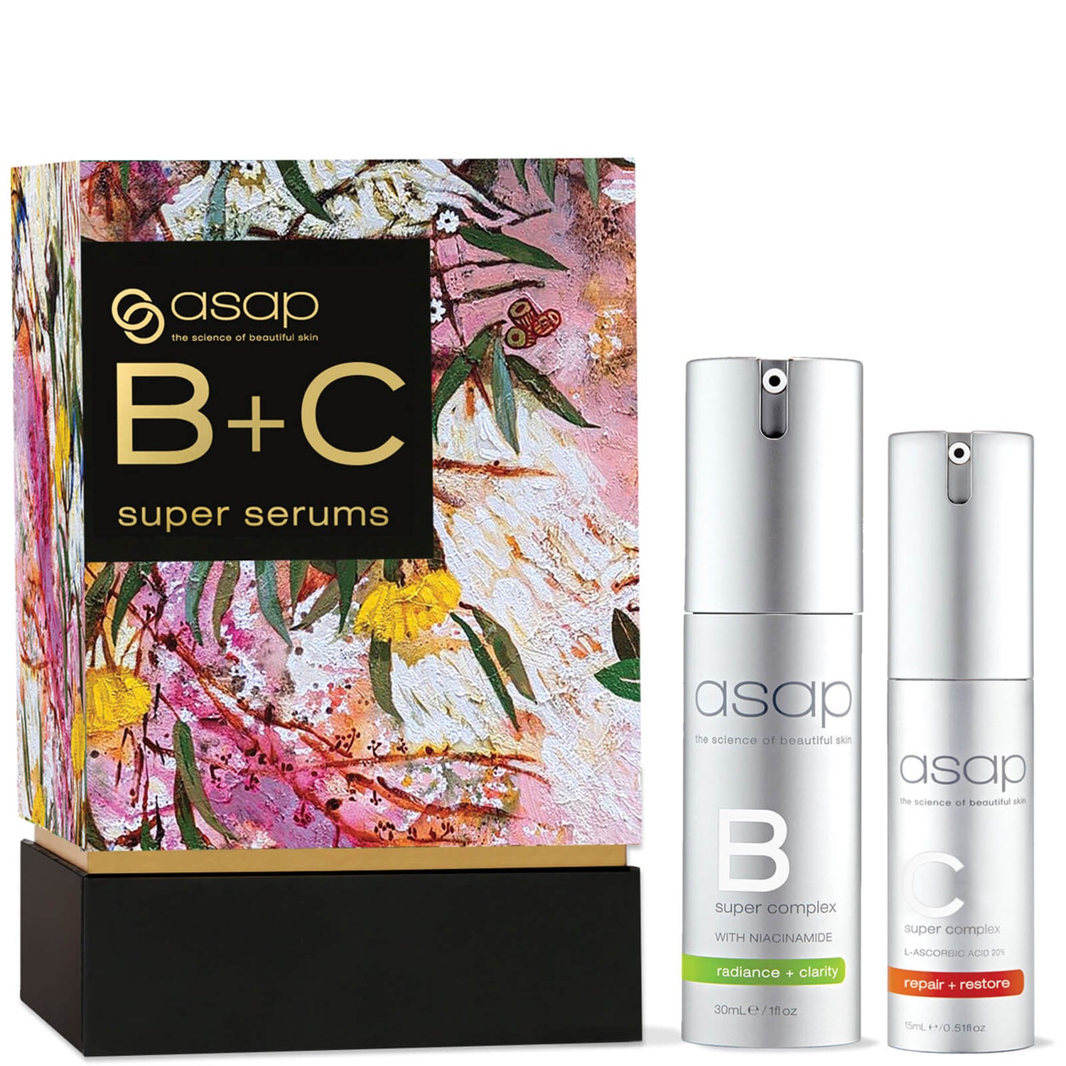 asap Super Serums (B+C) Set (Worth $199.00) | LOOKFANTASTIC AU
