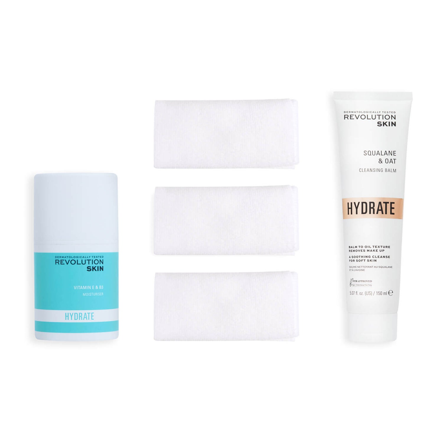 Revolution Skincare Cleanse and Moisturise Starter Kit - LOOKFANTASTIC