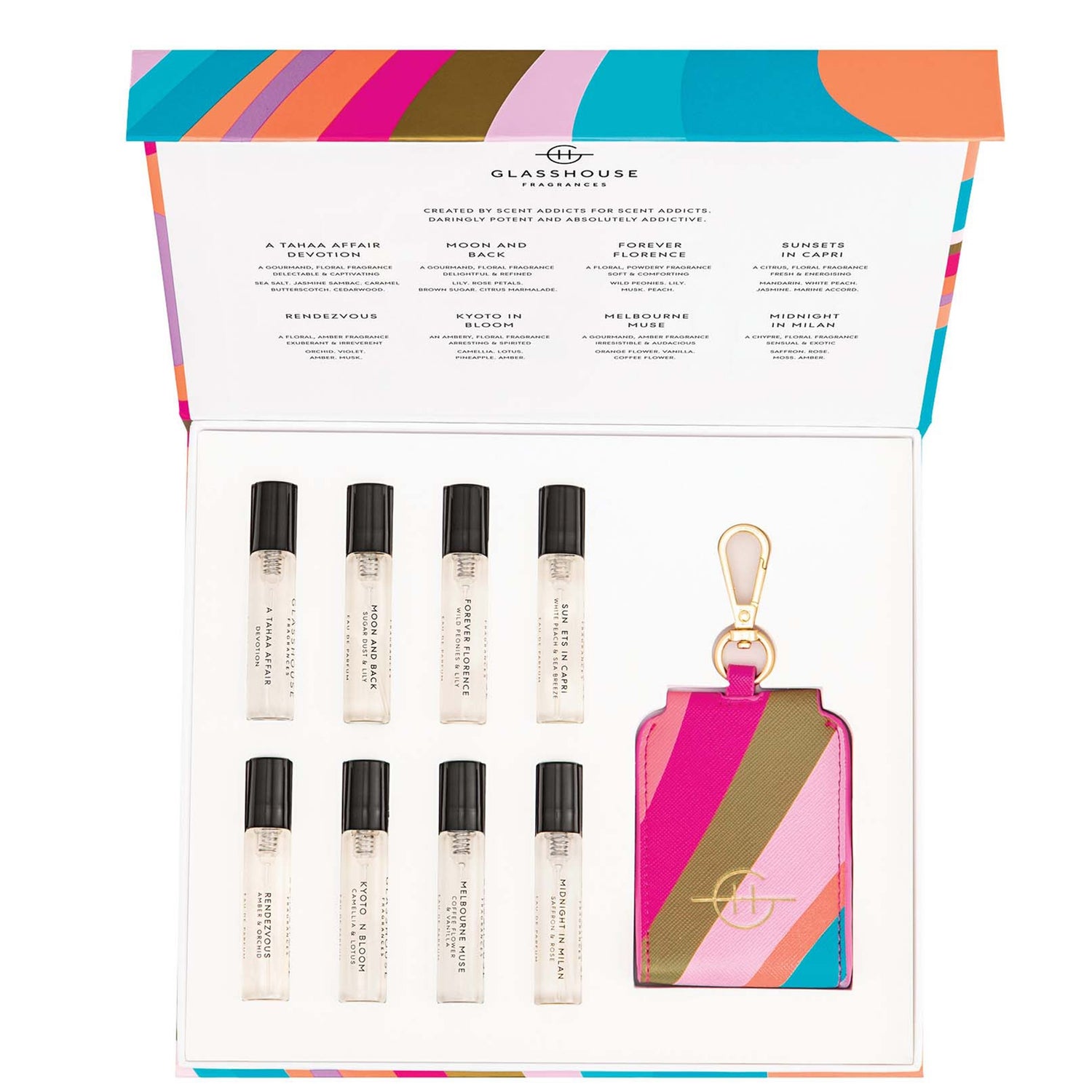 Glasshouse Fragrances Fragrance Library Eau de Parfum and Keyring ...