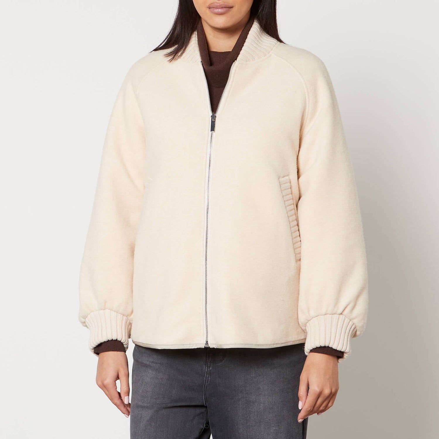 Varley Reno Reversible Fleece and Shell Bomber Jacket | TheHut.com
