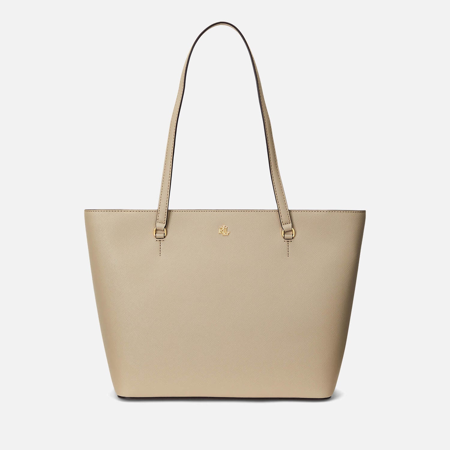 Lauren Ralph Lauren Karly Medium Leather Shopper Tote Bag | 免邮
