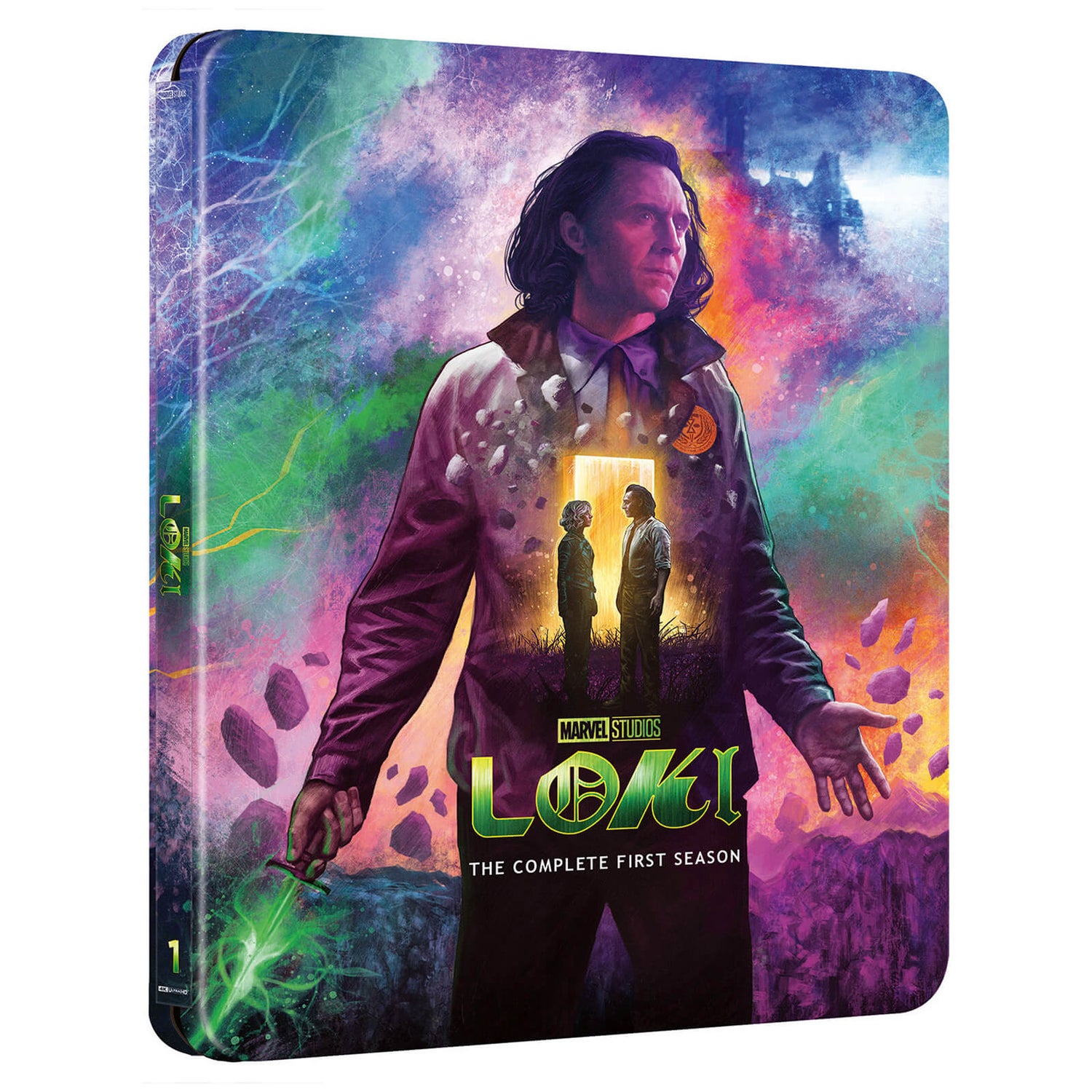 Loki Season 1 4K Ultra HD SteelBook Includes Artcards (Disney+ Original ...