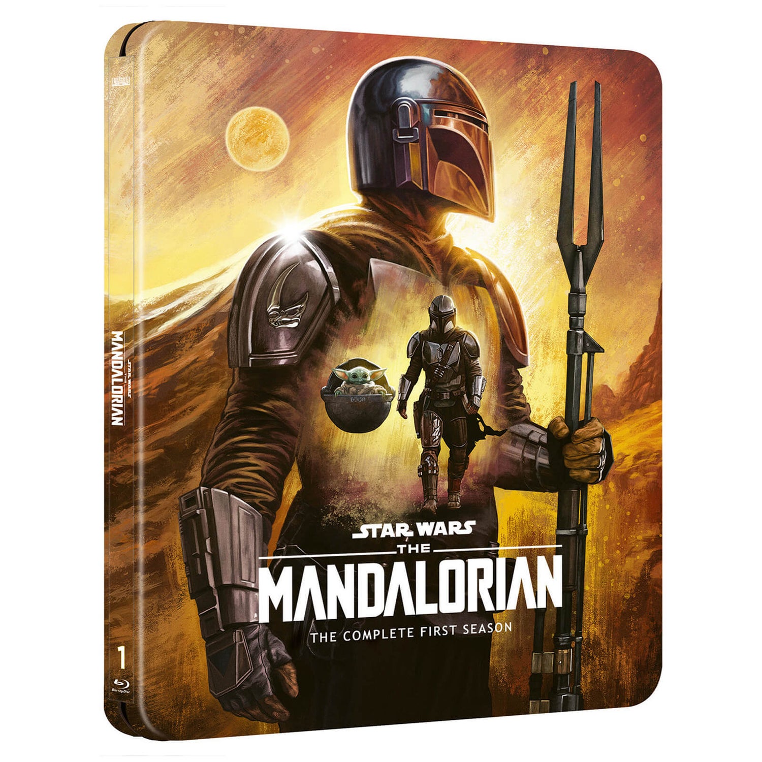 Mandalorian Season 1 4K Ultra HD SteelBook Includes Artcards (Disney+ ...