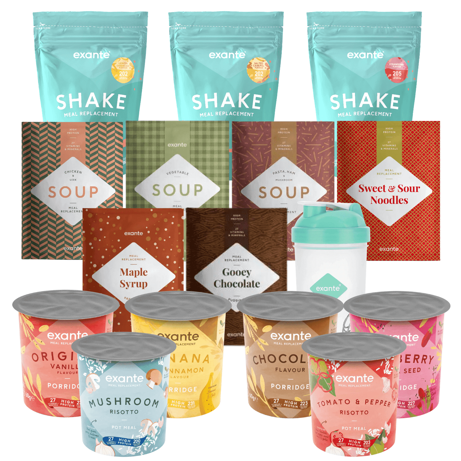 2 Week Diet Bundle | Meal Replacements | exante