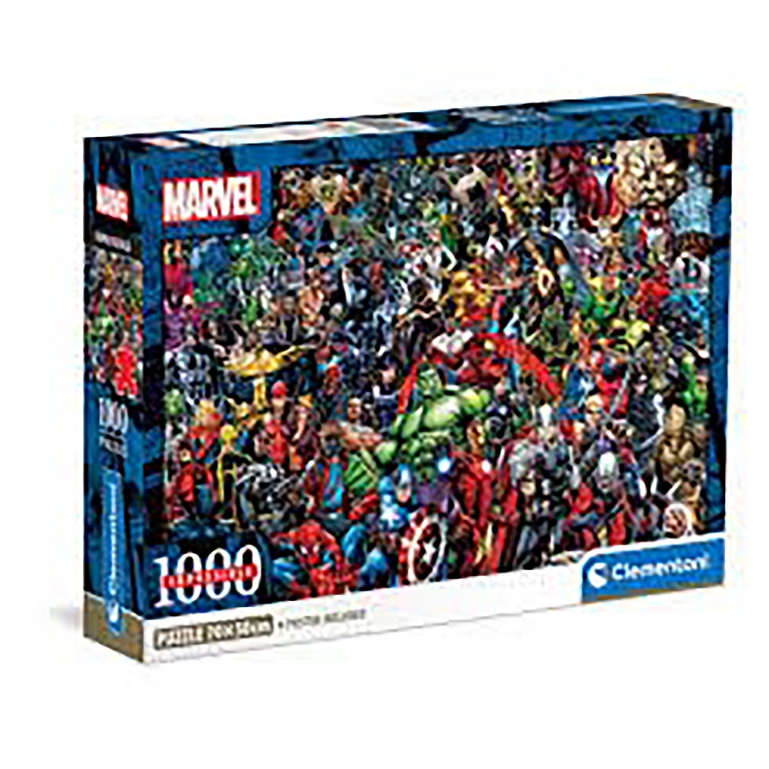 Clementoni Marvel Avengers 1000 Piece Impossible Jigsaw Puzzle Toys ...