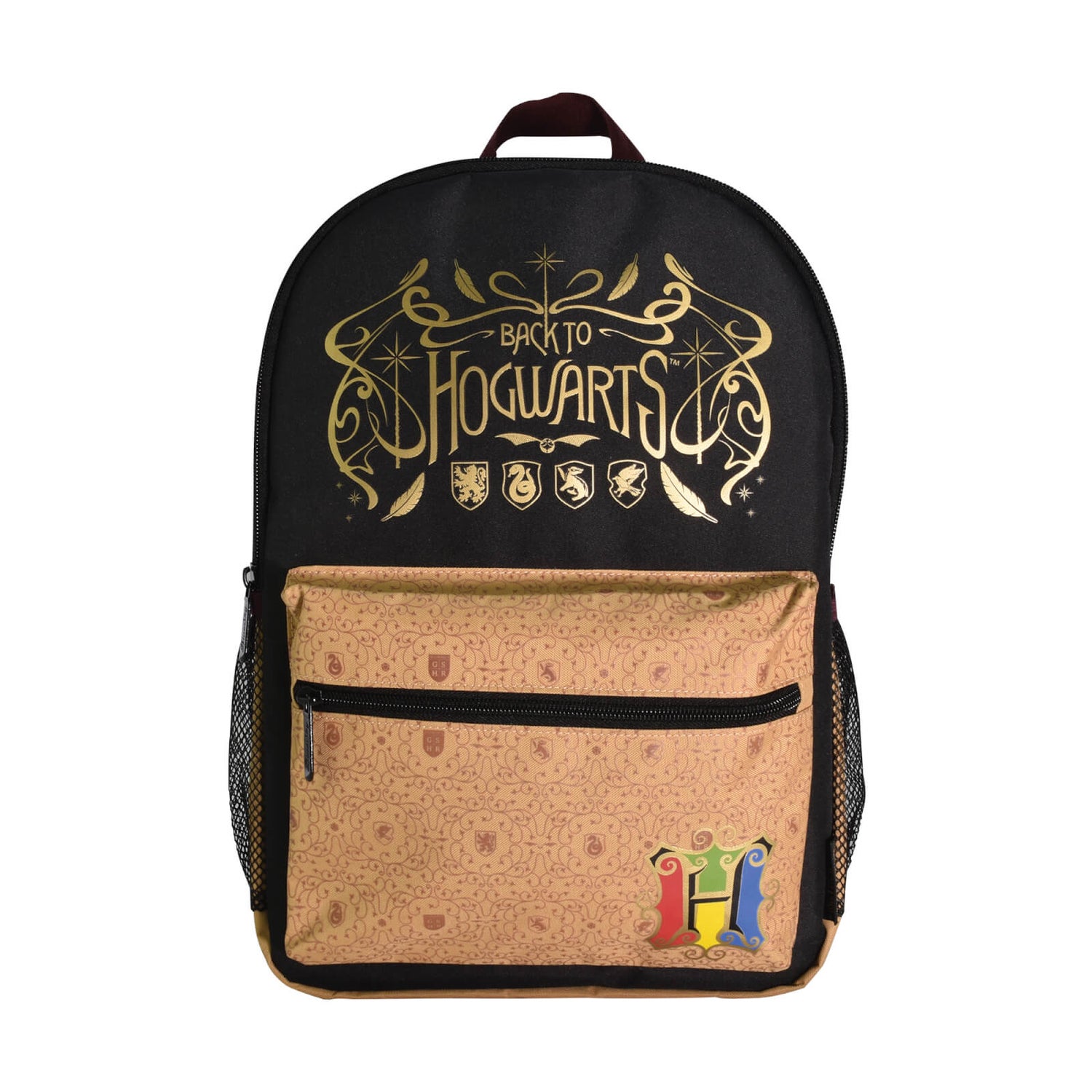 Harry Potter Back to Hogwarts Black Nylon Backpack - IWOOT UK
