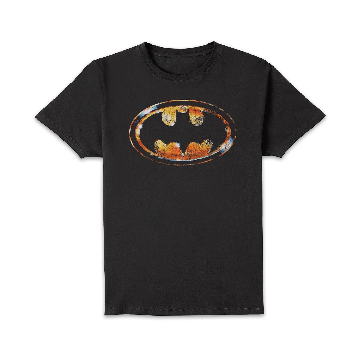 BATMAN Bat Logo Distressed Unisex T-Shirt - Black Clothing - Zavvi UK