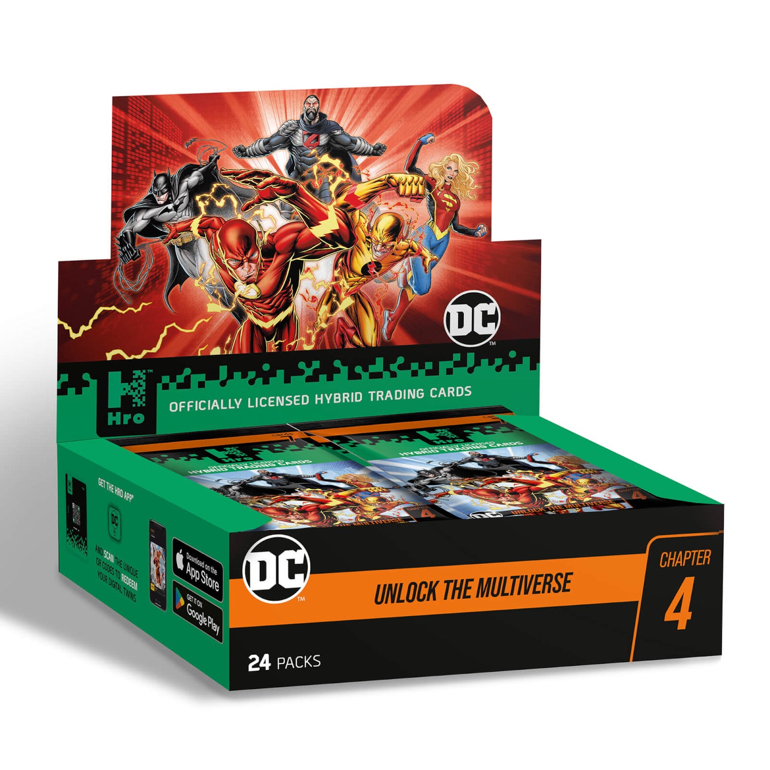 DC - HRO Chapter 4 Hybrid Trading Cards Collection: 24-Pack Mega ...