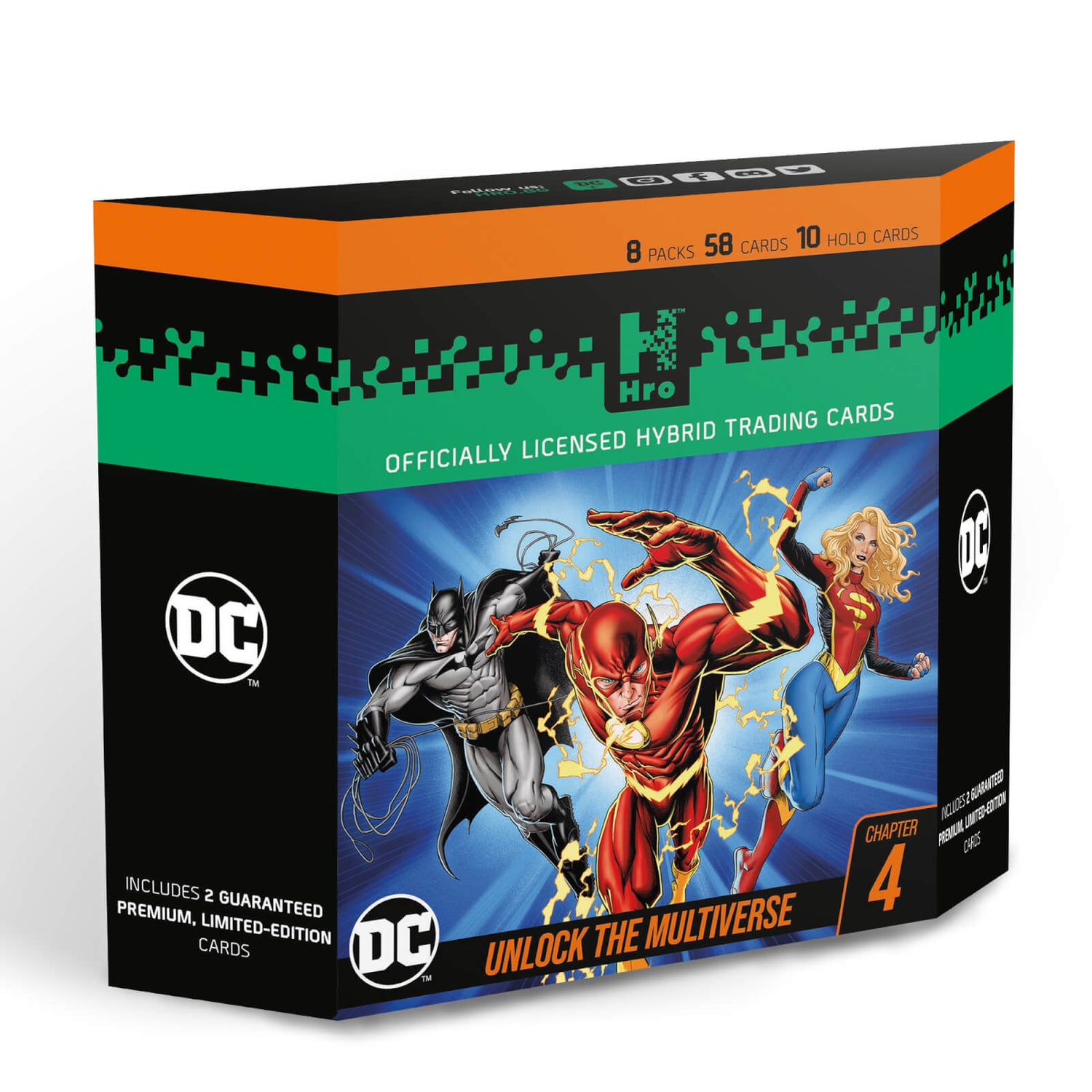 DC - HRO Chapter 4 Hybrid Trading Cards Collection: 8-Pack Premium ...
