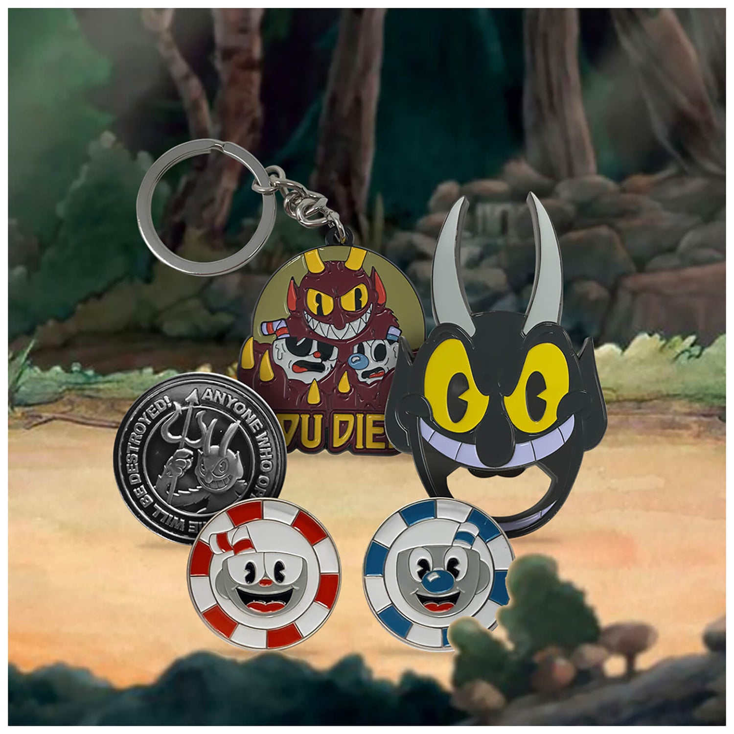 Cuphead - Mega Bundle Fanattik - RRP £47 Merchandise - Zavvi UK