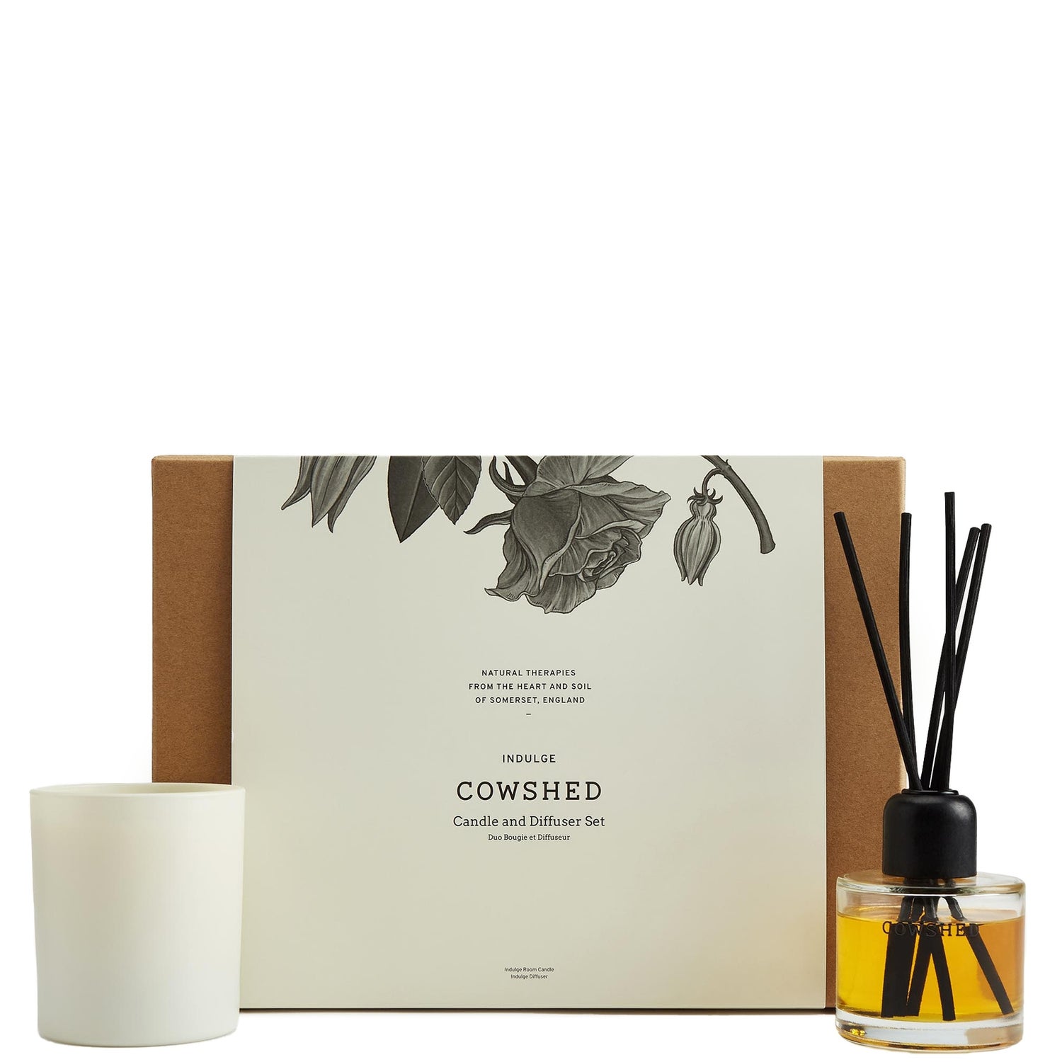 Cowshed Candle and Diffuser Set - Indulge - Dermstore