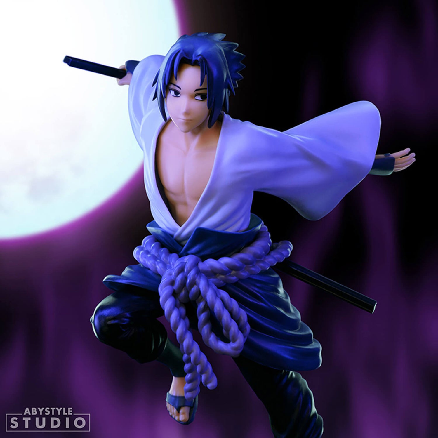 Naruto Sasuke AbyStyle Studio Figure - 17cm Merchandise - Zavvi UK