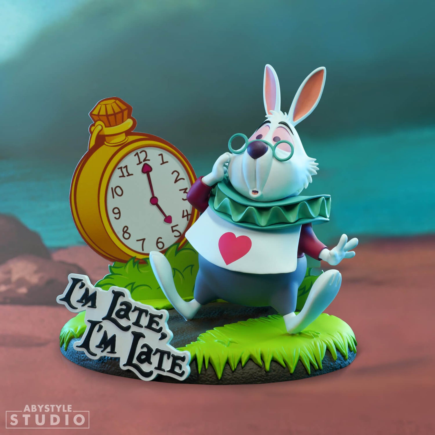 Disney Alice in Wonderland Late Rabbit AbyStyle Studio Figure - 10cm ...