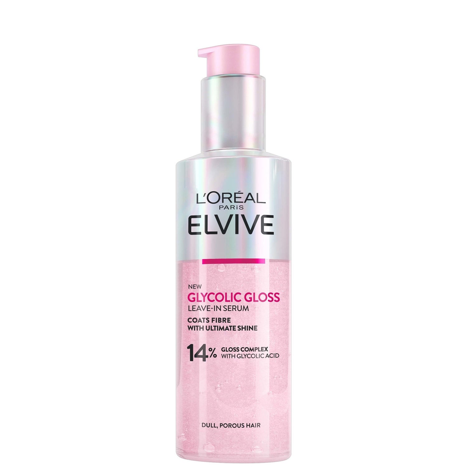 L'Oréal Paris Elvive Glycolic Gloss Leave-in Serum for Dull Hair 150ml ...
