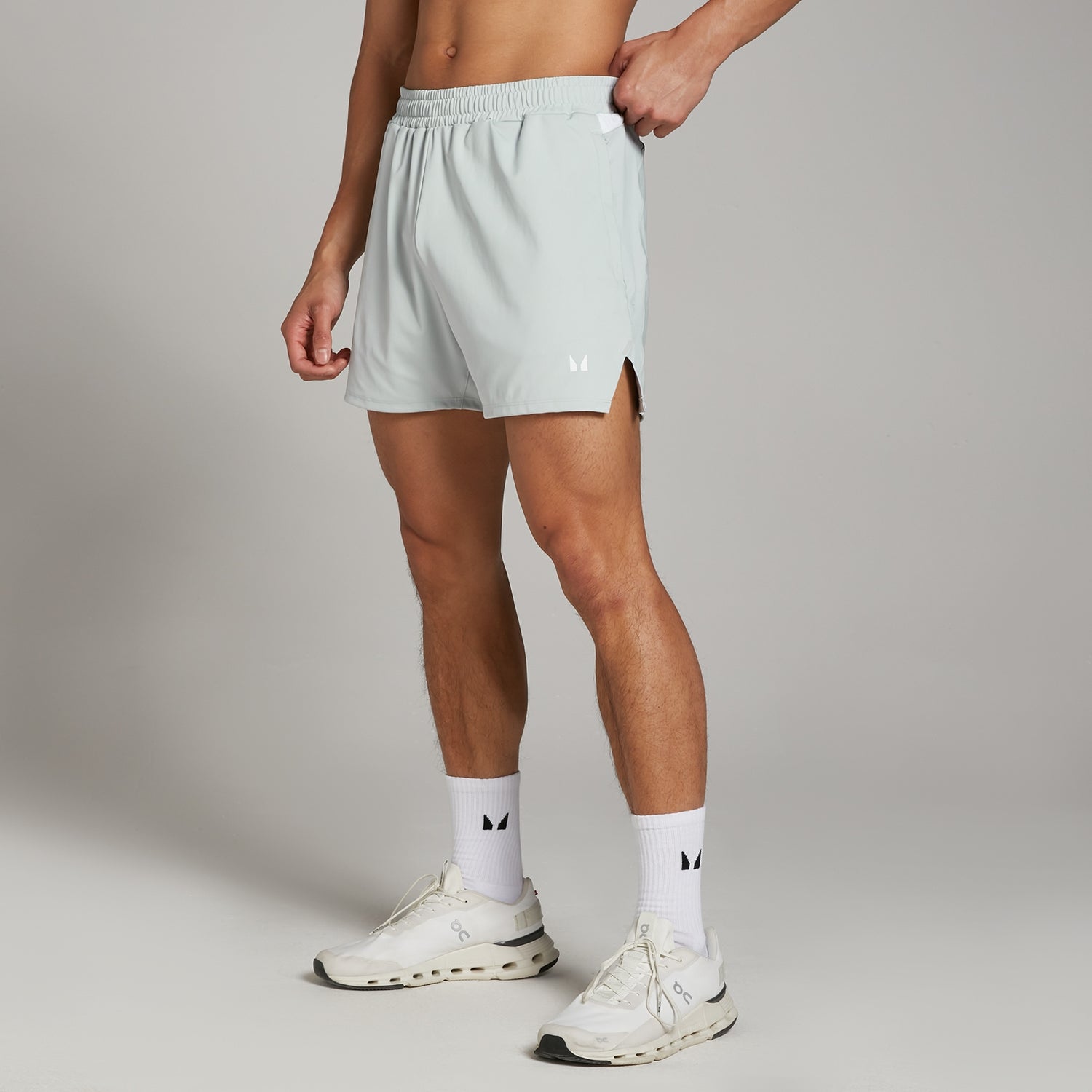 MP Men's Tempo Panel 5" Shorts - Pale Blue | MYPROTEIN™