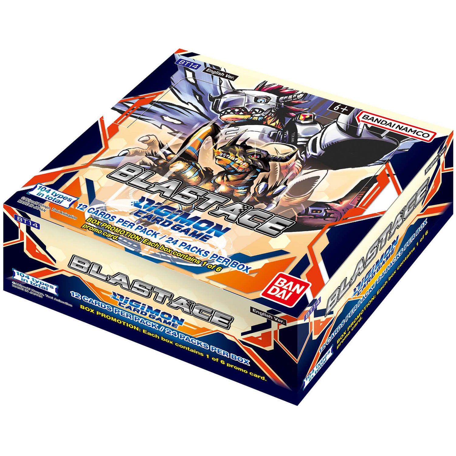 Digimon Card Game: Blast Ace Booster Pack CDU (24 Packs) Toys - Zavvi UK