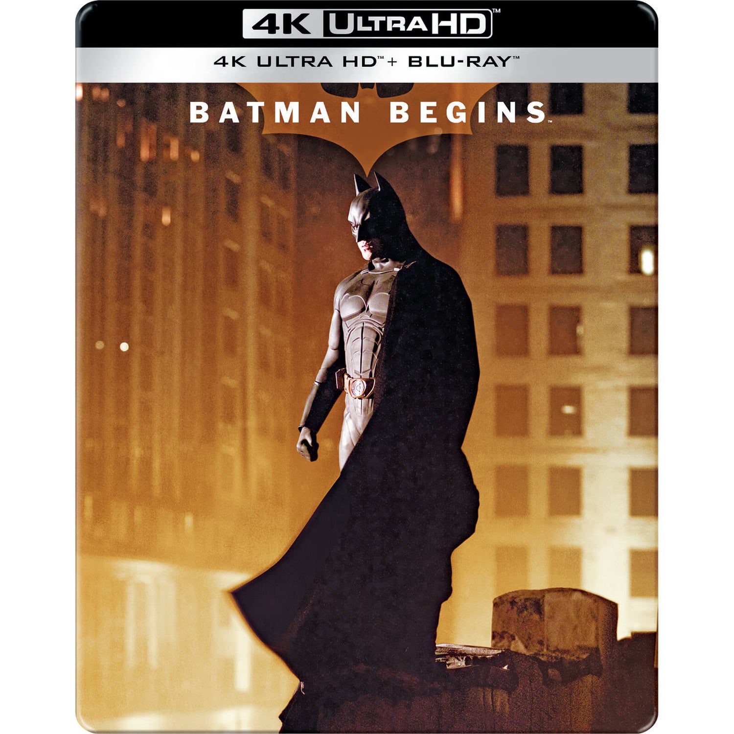 Batman Begins Zavvi Exclusive 4K Ultra HD Steelbook 4K - Zavvi UK