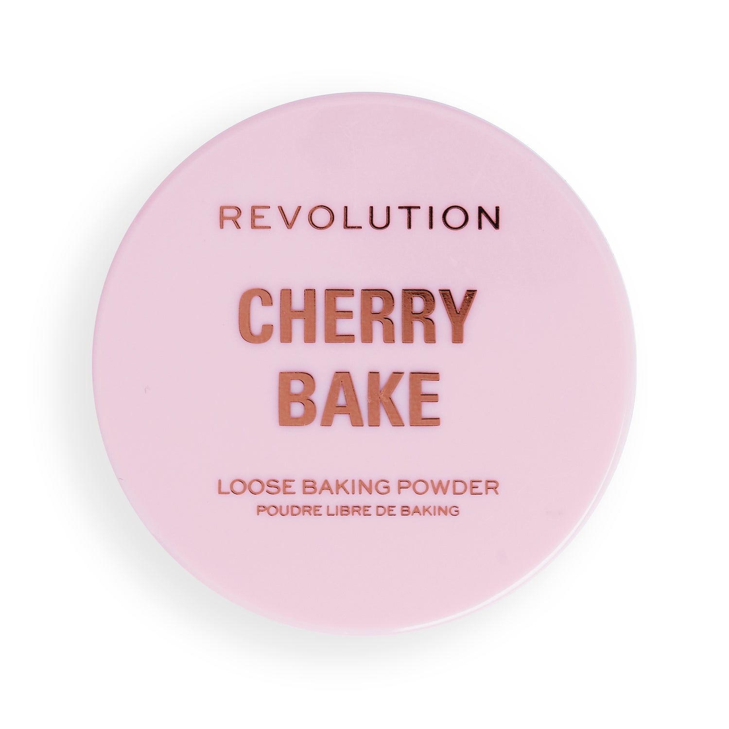 Makeup Revolution Cherry Bake Loose Powder & Puff - lookfantastic