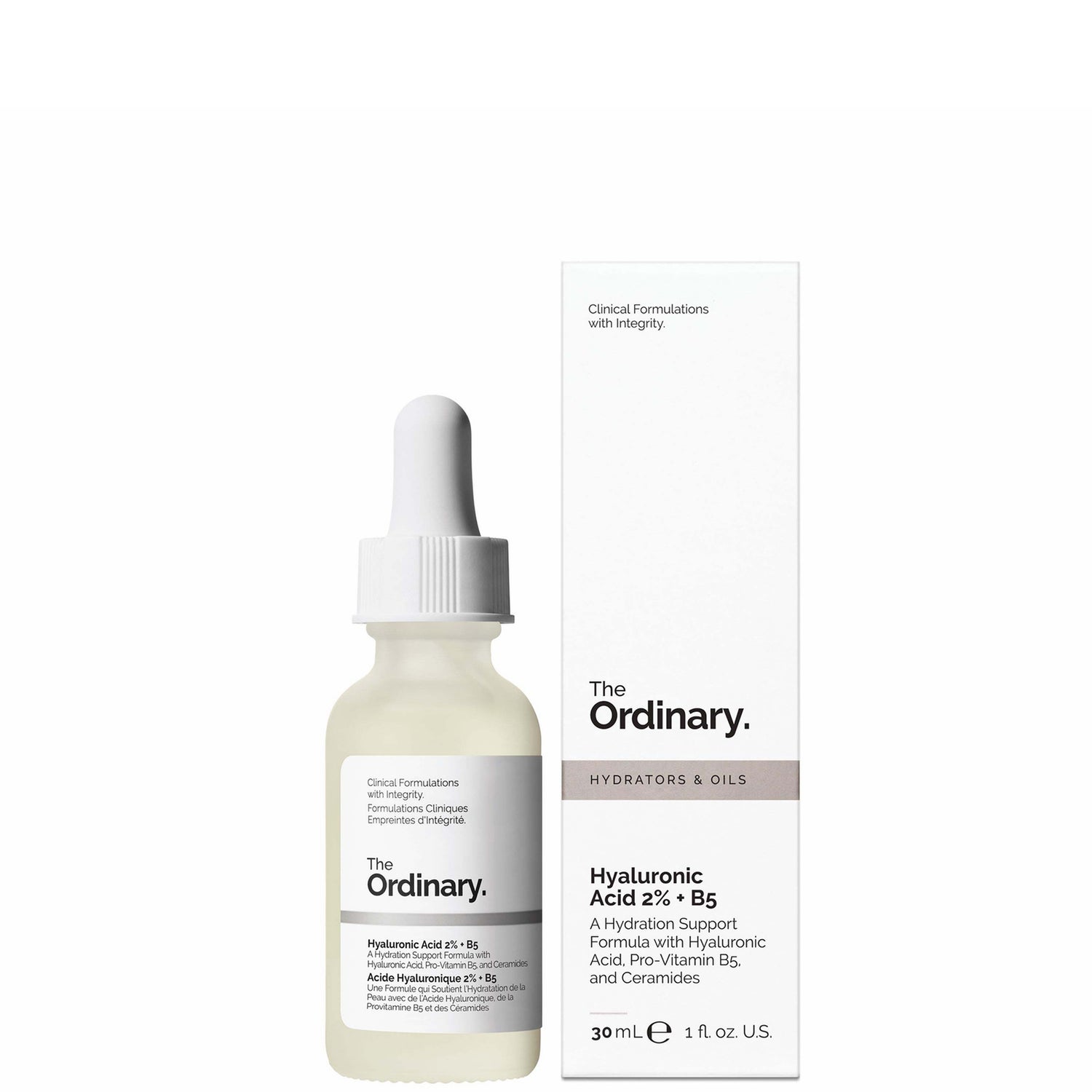 The Ordinary Hyaluronic Acid 2% and B5 30ml - Entrega GRÁTIS