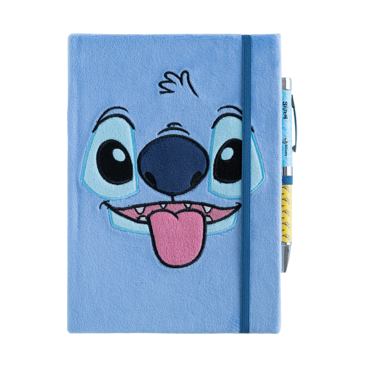 Disney Stitch Tropical A5 Premium Plush Cover Notebook With Projector ...
